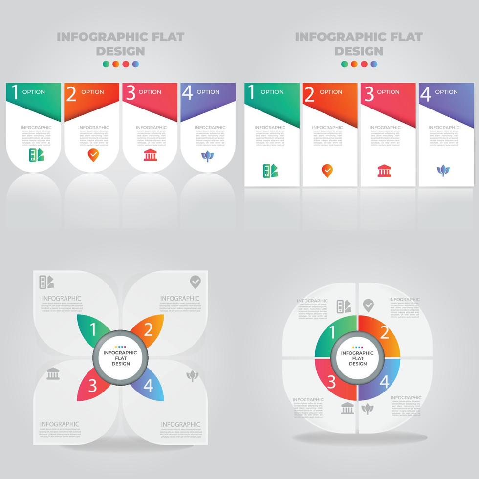 Business data visualization. Process chart. Abstract elements of graph ...