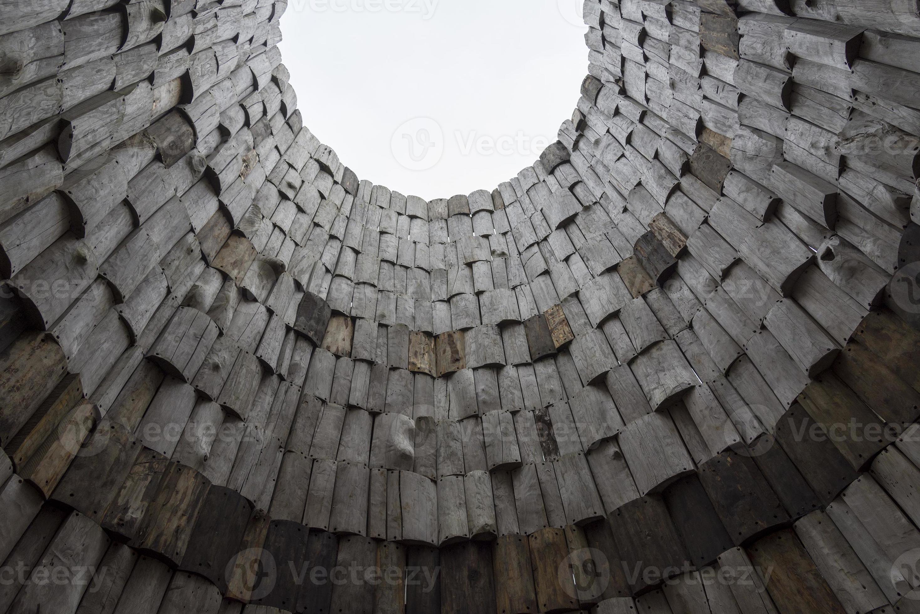 Wooden texture vertically identical bars of oak. 5325974 Stock Photo at ...