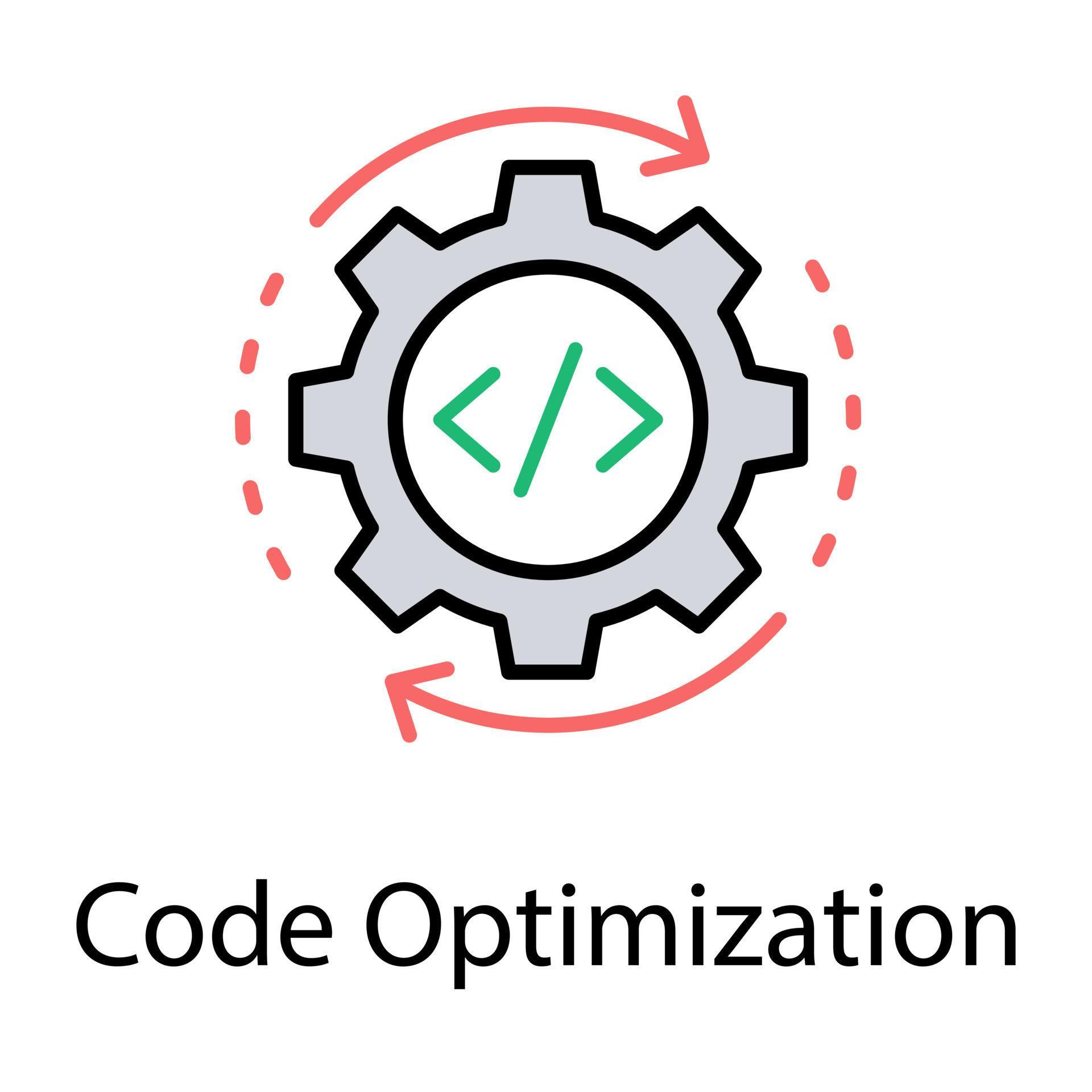 Code Optimization Concepts 5330054 Vector Art at Vecteezy