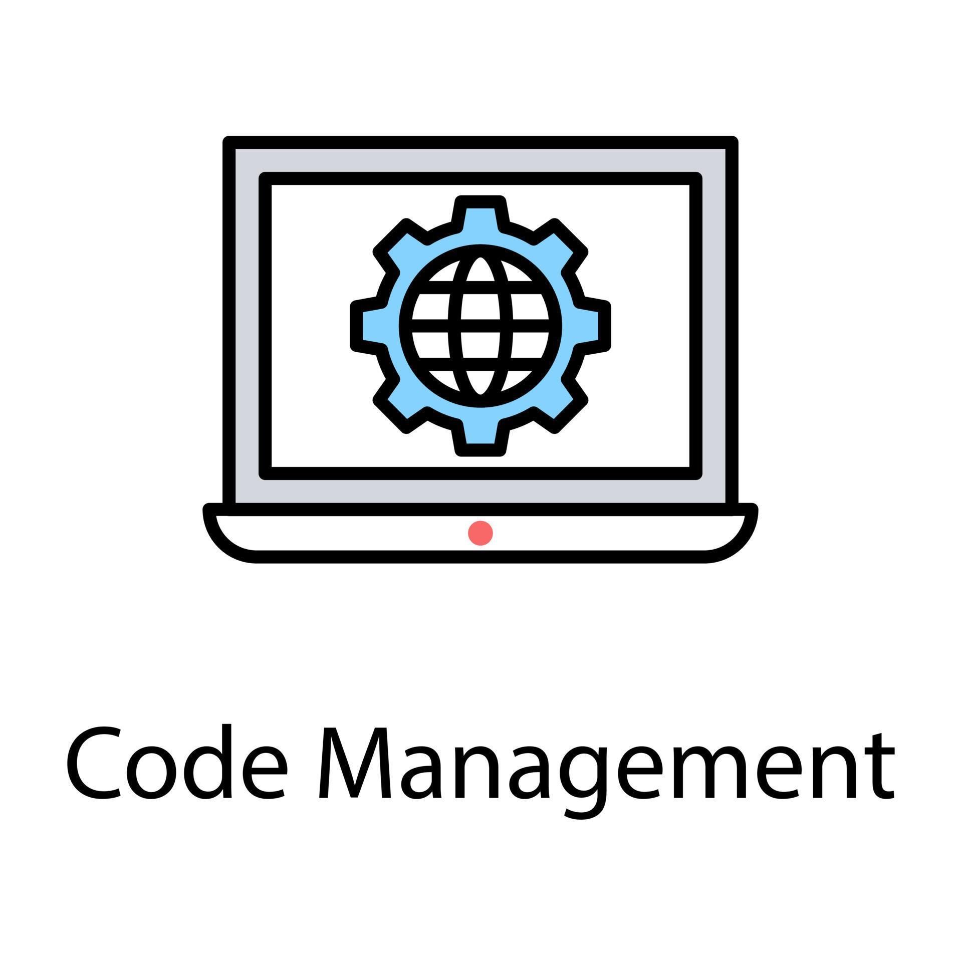 Code Management Concepts 5330605 Vector Art at Vecteezy