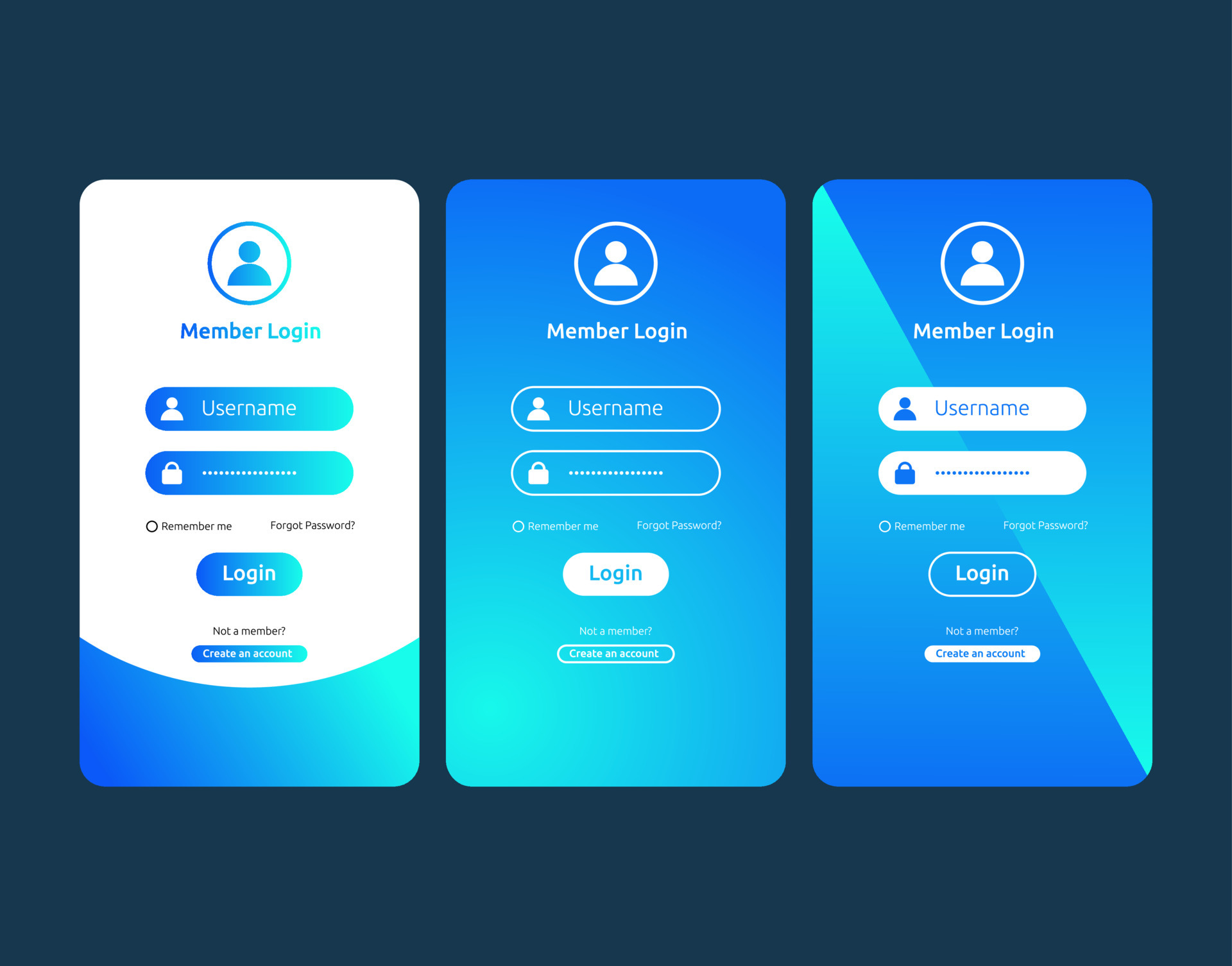 User interface kit login form vector design 5348645 Vector Art at Vecteezy User interface kit login form vector design 5348645 Vector Art at Vecteezy