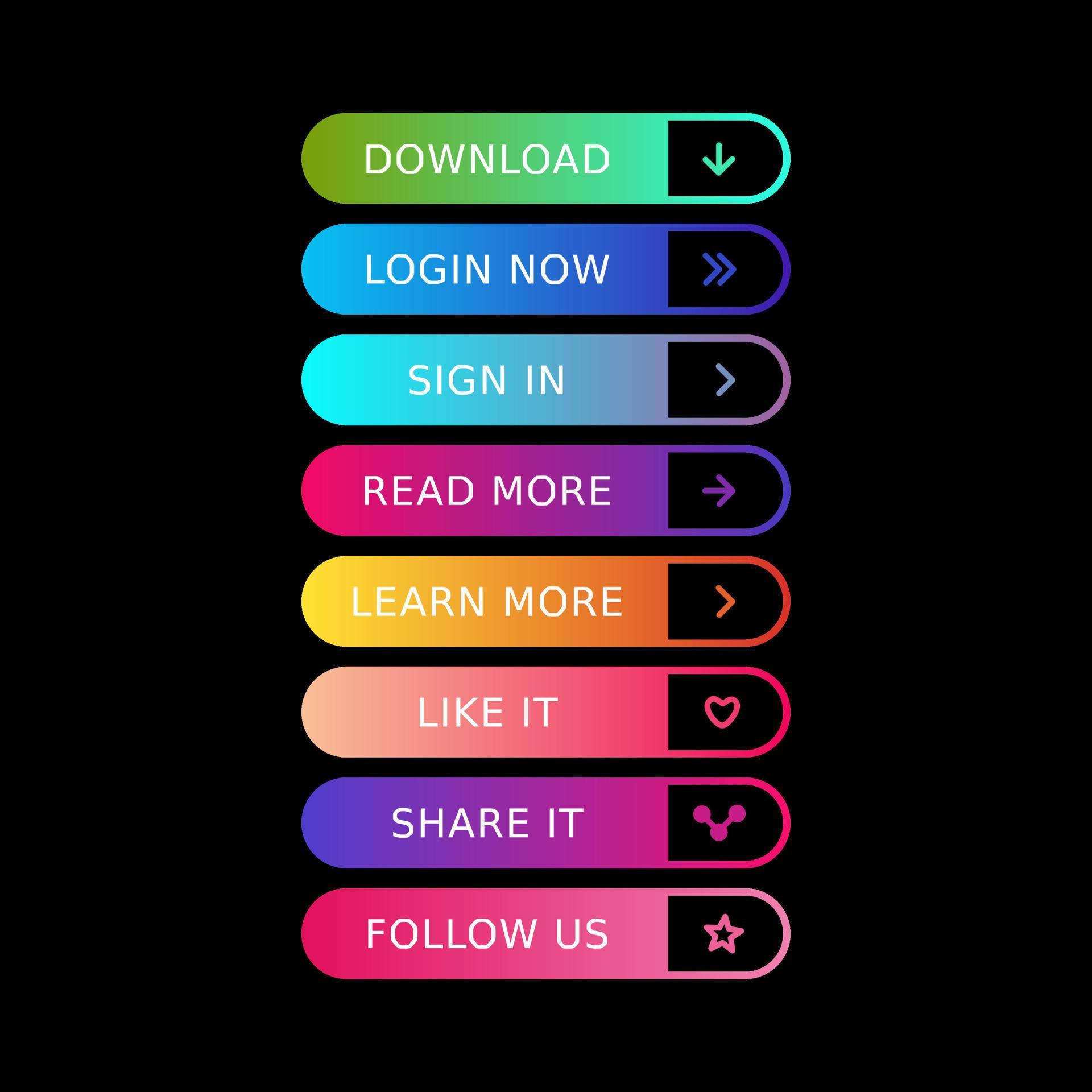 frame for button set design vector. 5348853 Vector Art at Vecteezy