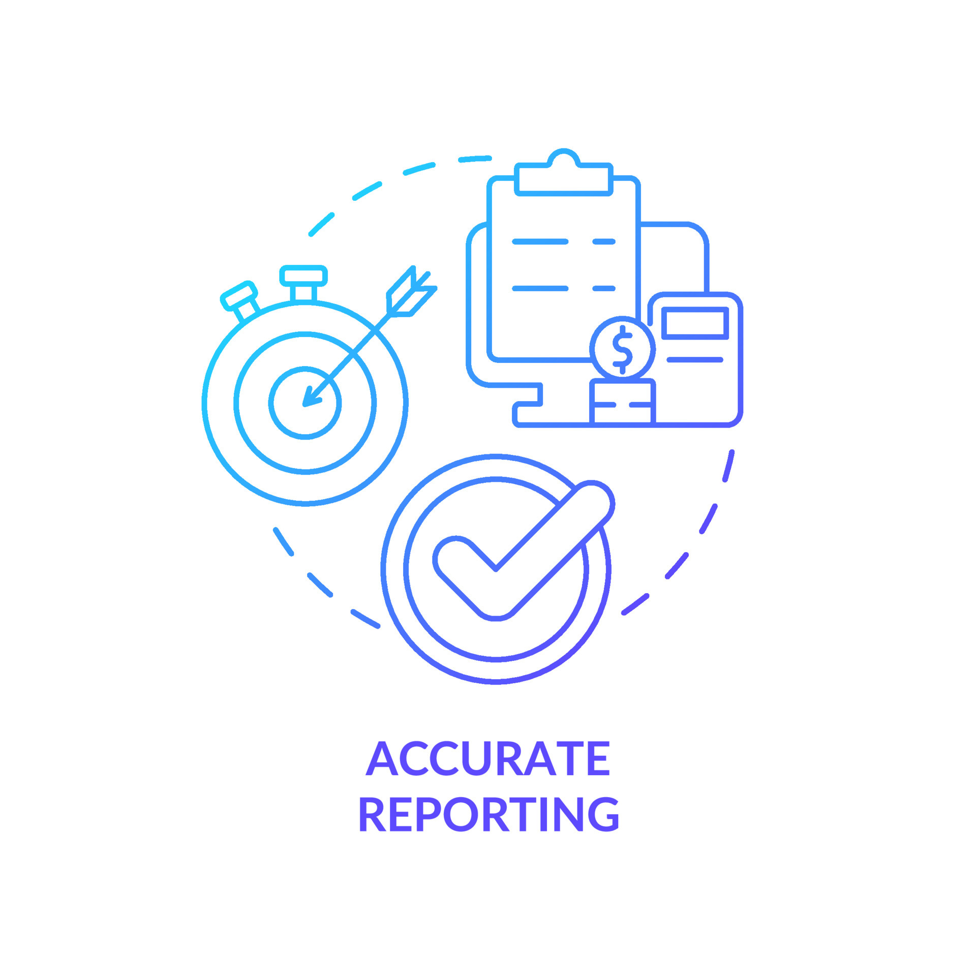 Accurate reporting blue gradient concept icon. Detailed statistics ... Accurate reporting blue gradient concept icon. Detailed statistics ...