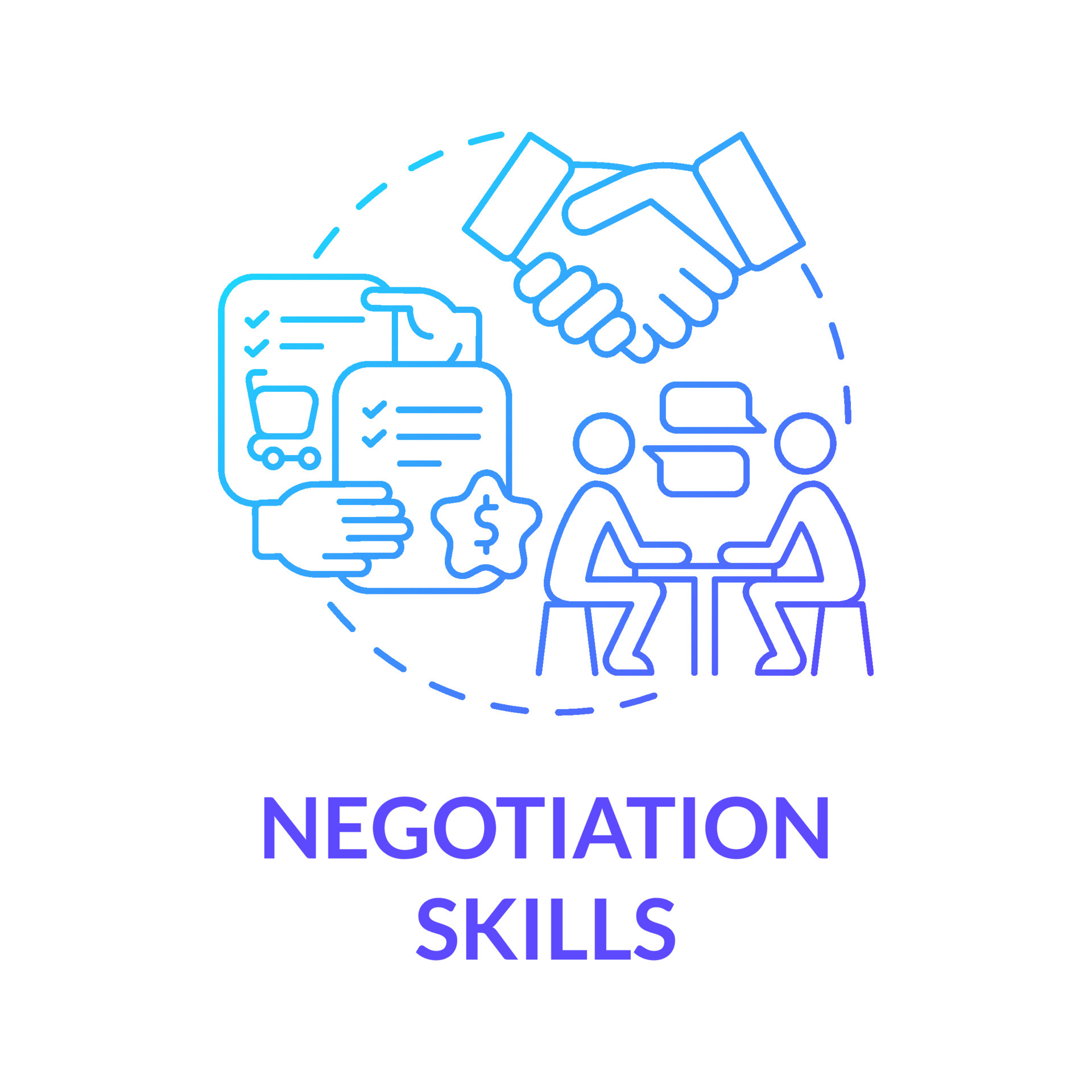 Negotiation skills blue gradient concept icon 5349743 Vector Art at ... Negotiation skills blue gradient concept icon 5349743 Vector Art at ...