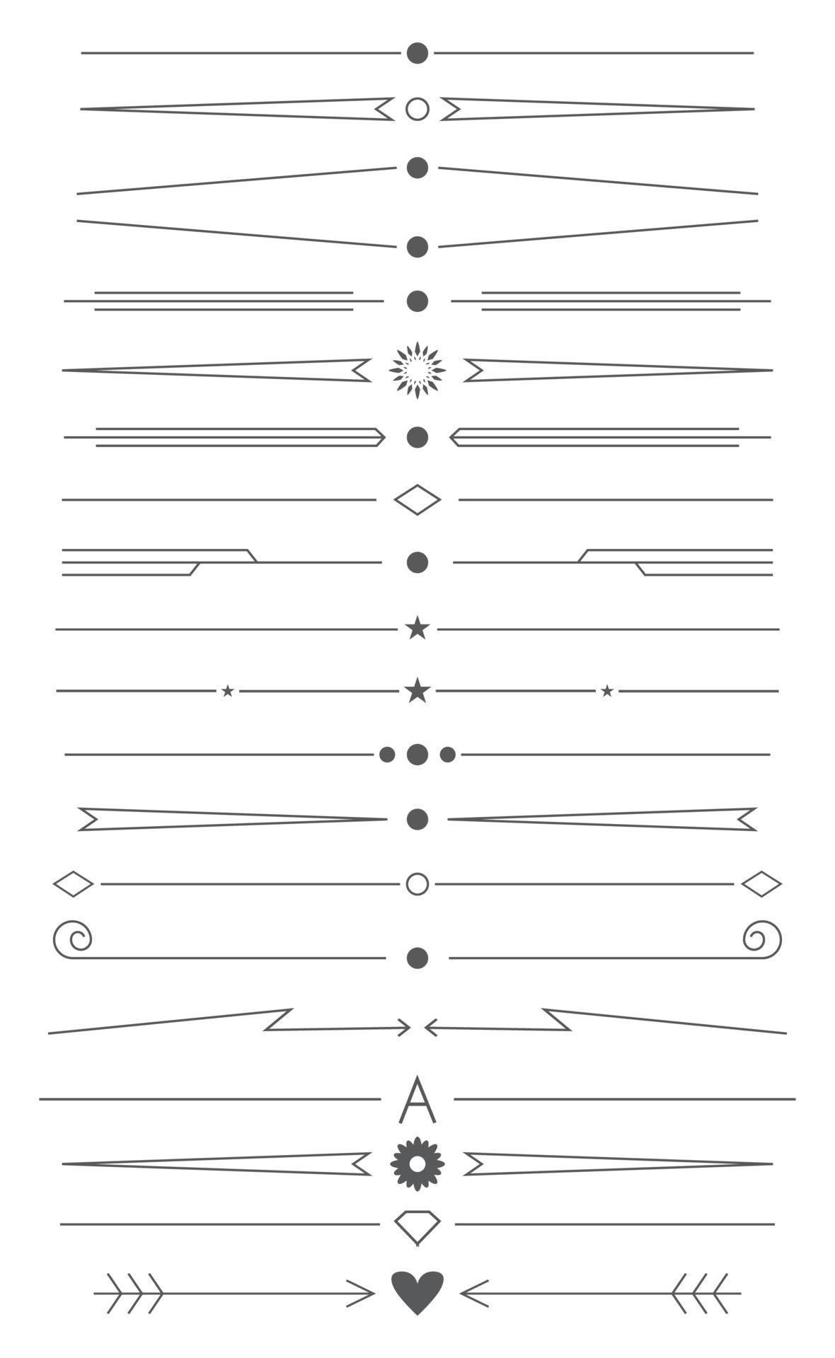 Vector Set Of Simple Design Elements And Page Decor 5358764 Vector Art vector-set-of-simple-design-elements-and-page-decor-5358764-vector-art