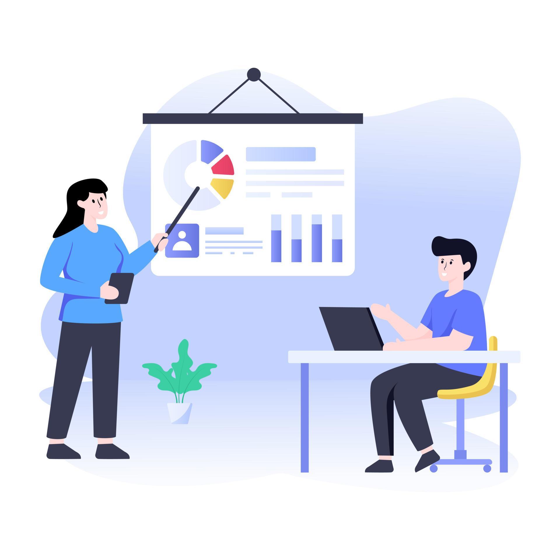 Online Data Analysis Flat Illustration Of Data Analytics 5360634 Vector Art At Vecteezy