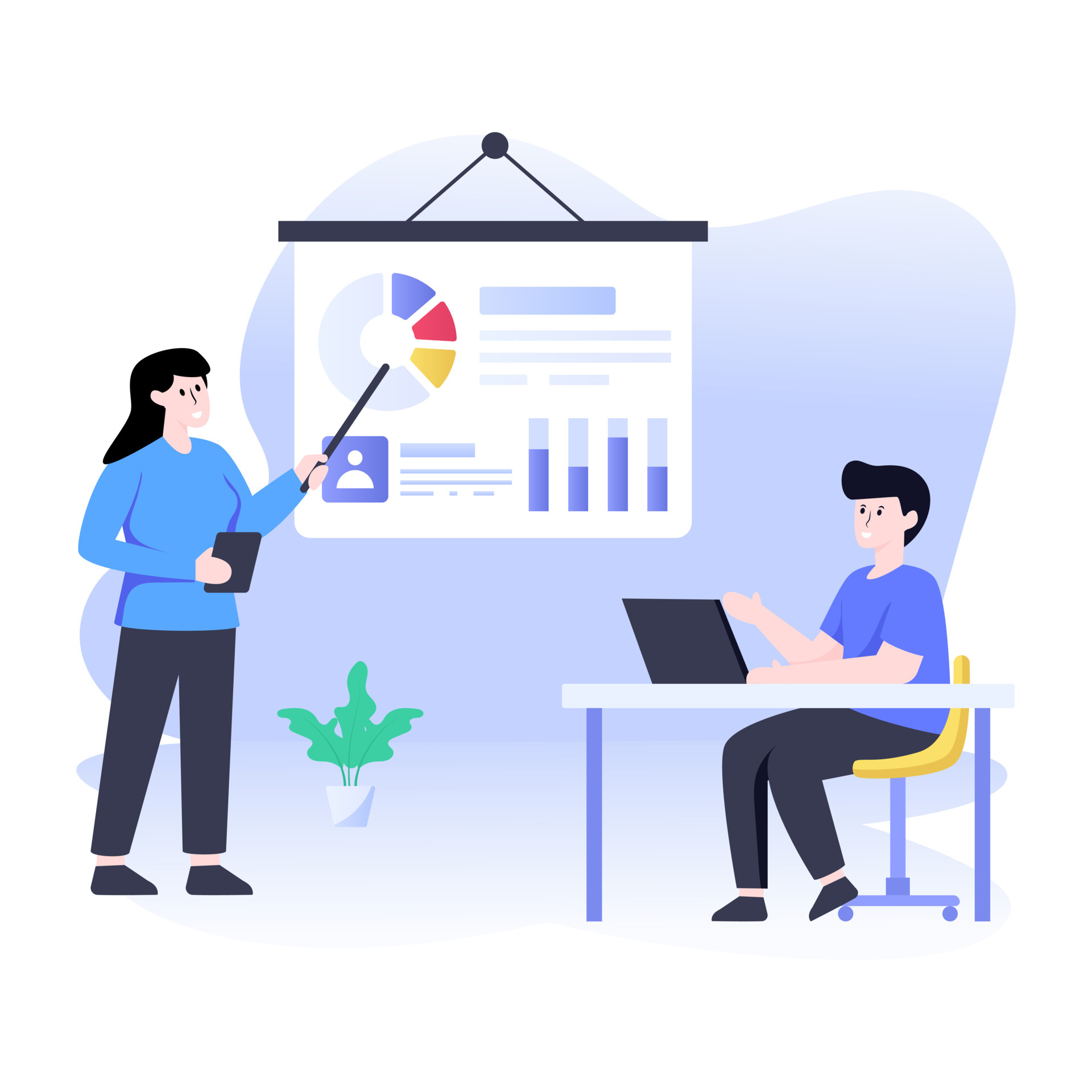 Online Data Analysis Flat Illustration Of Data Analytics 5360634 Vector Art At Vecteezy