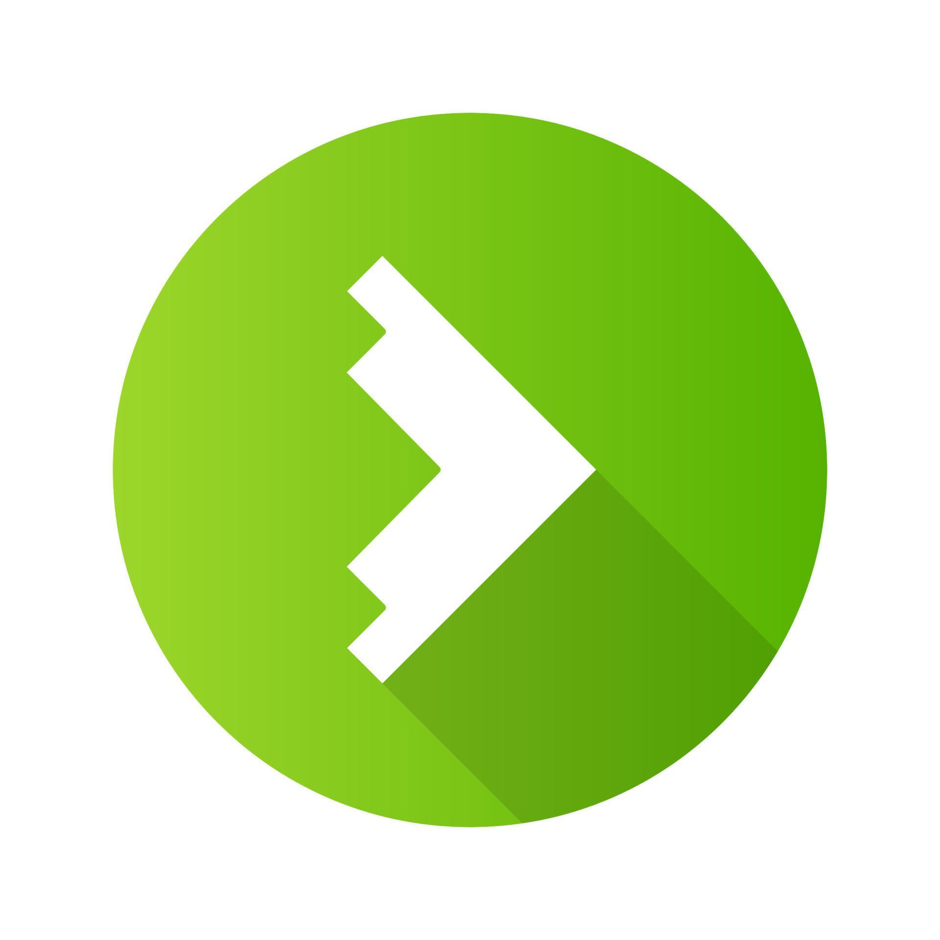 Right arrowhead flat design long shadow glyph icon. Forward triangular arrow. Next. Navigation ...