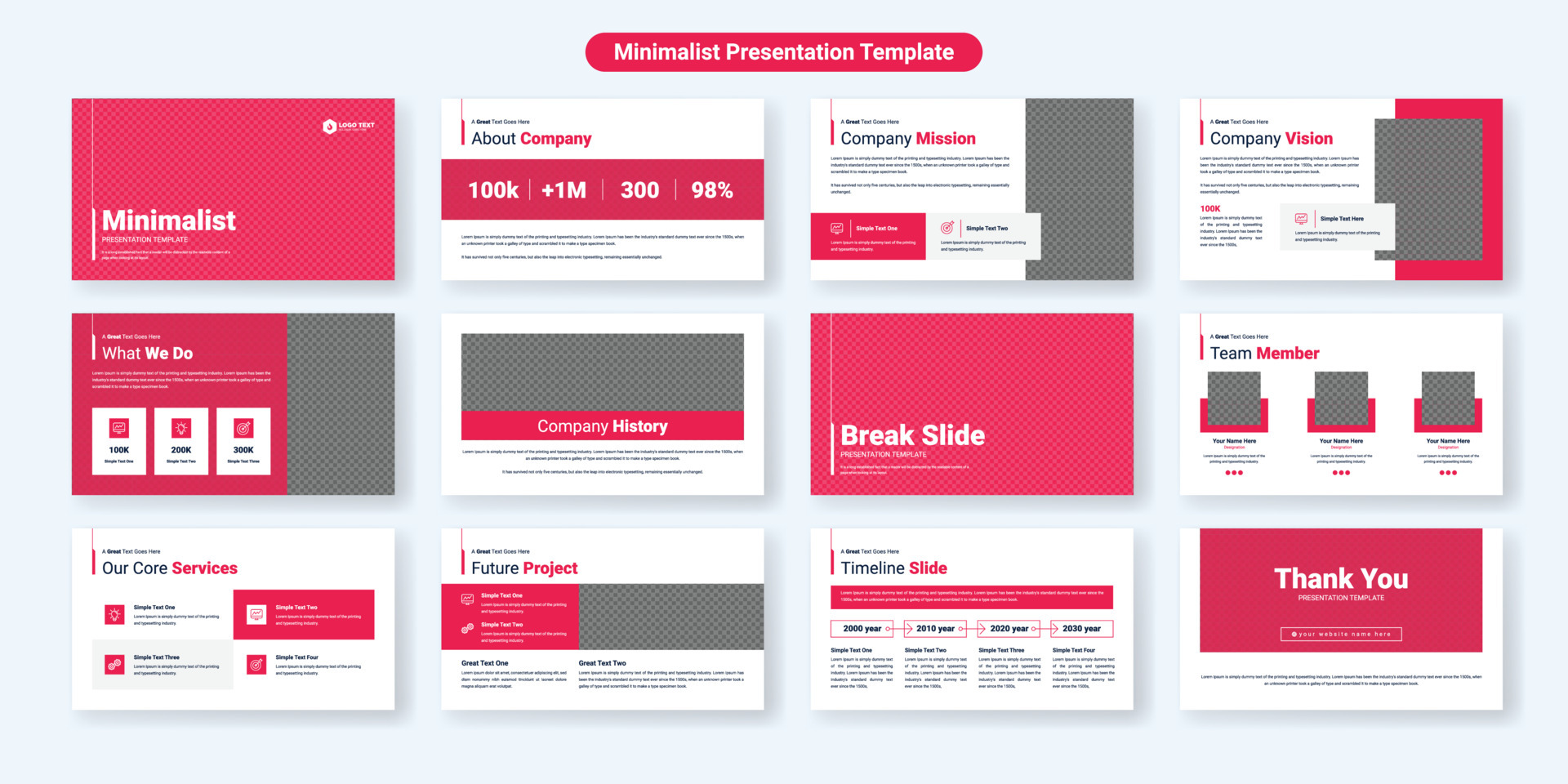 Creative business presentation slides template design. Use for modern ... Creative business presentation slides template design. Use for modern ...