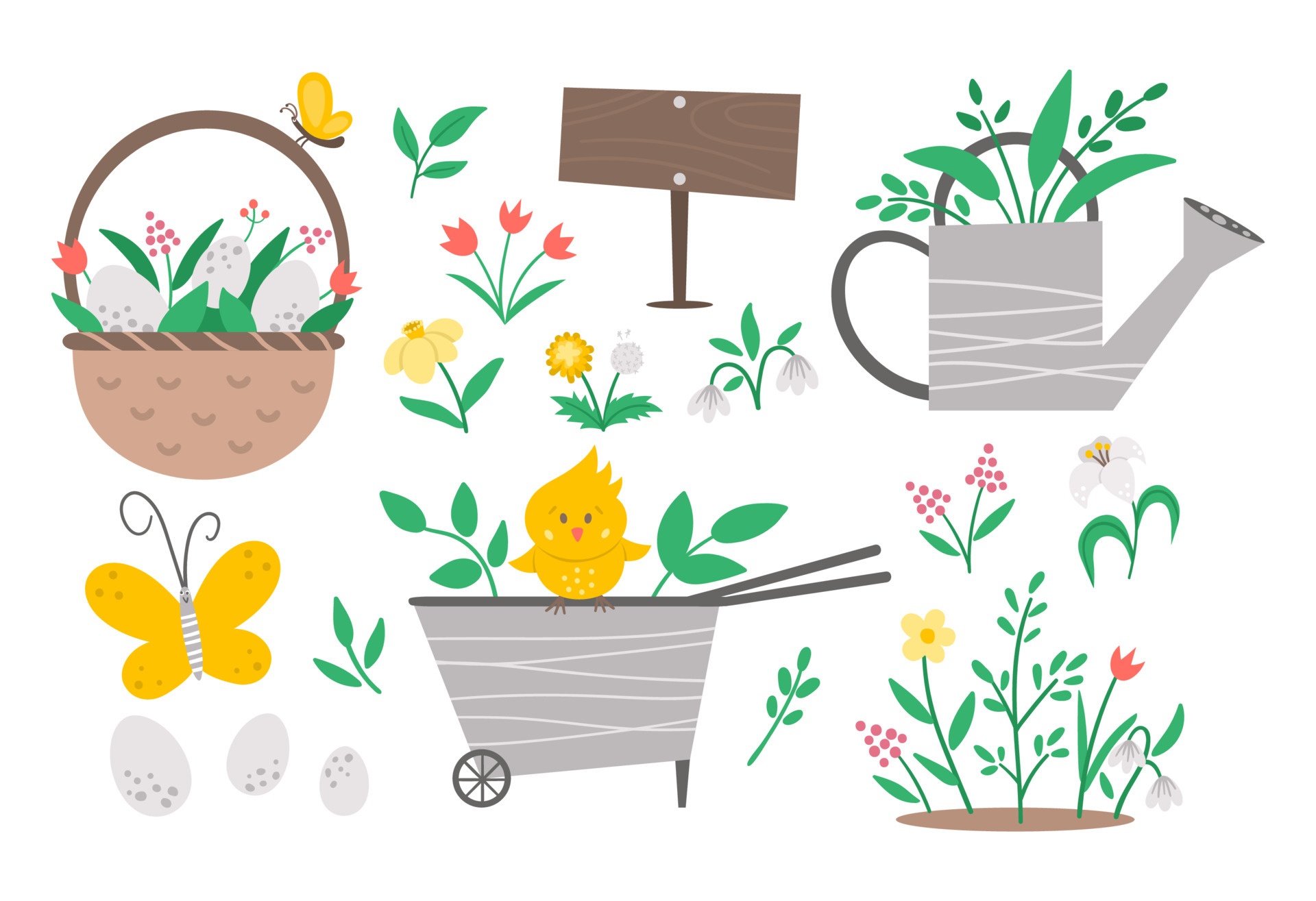 Spring Garden Clipart