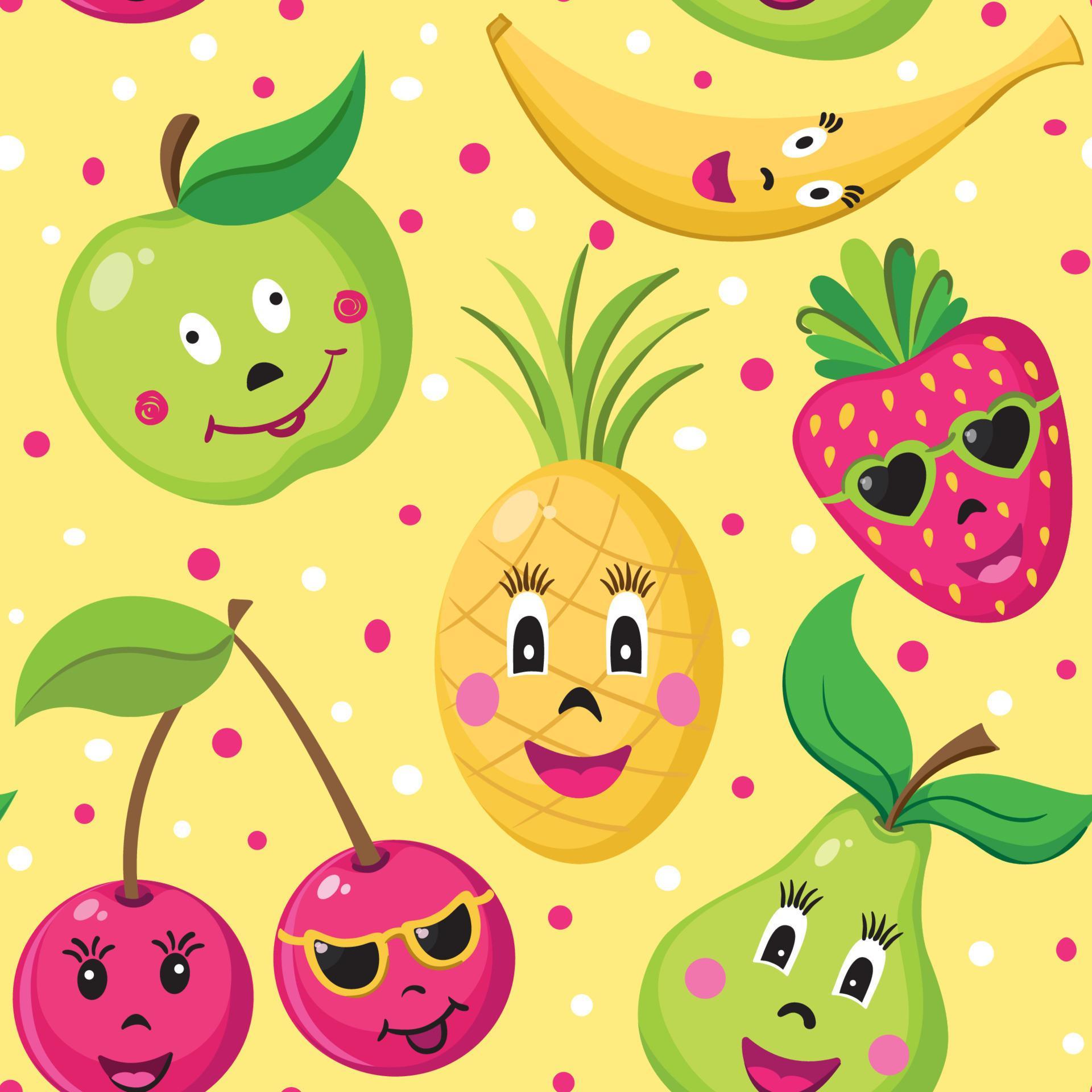 fruit seamless pattern 5391004 Vector Art at Vecteezy