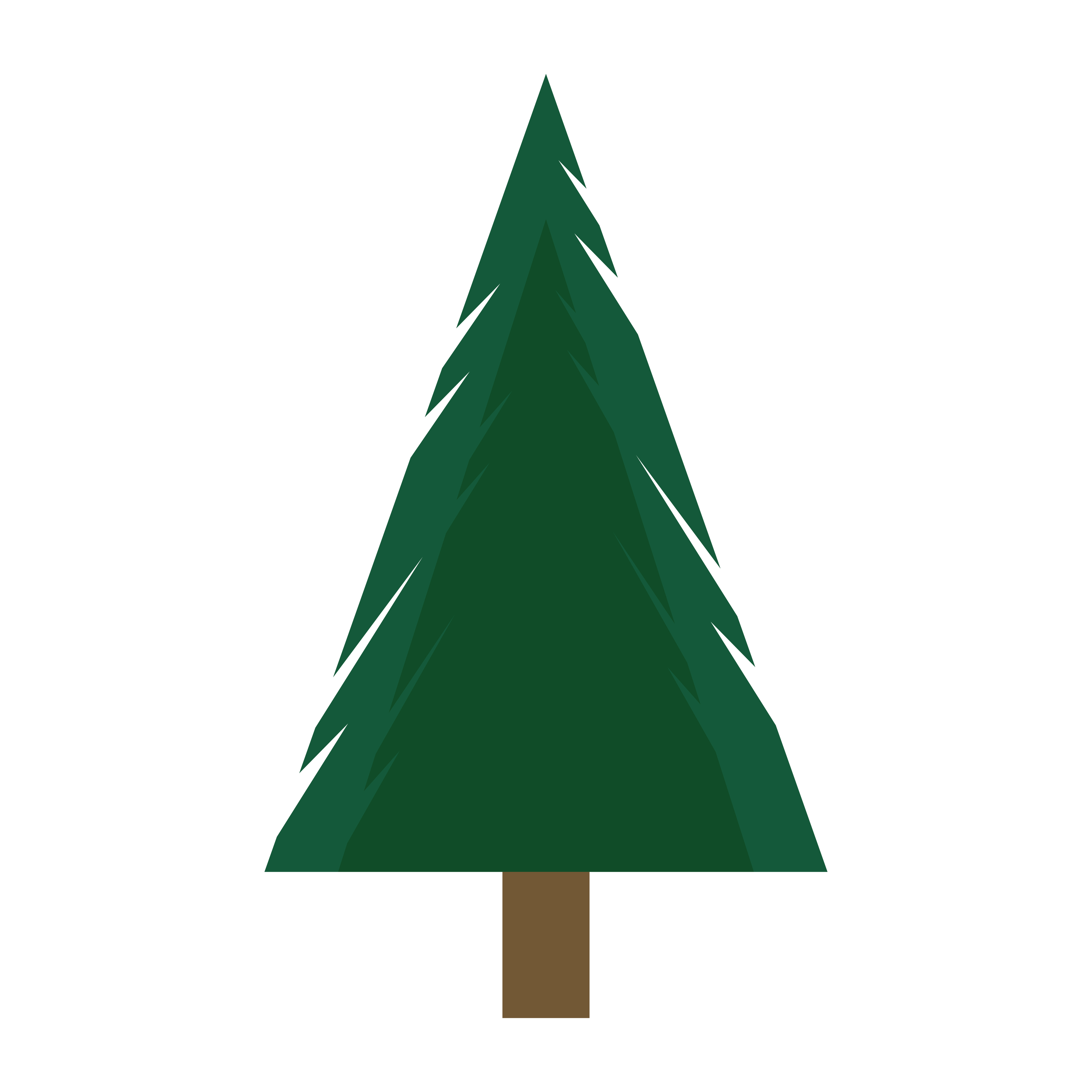 pine tree winter plant 5406623 Vector Art at Vecteezy