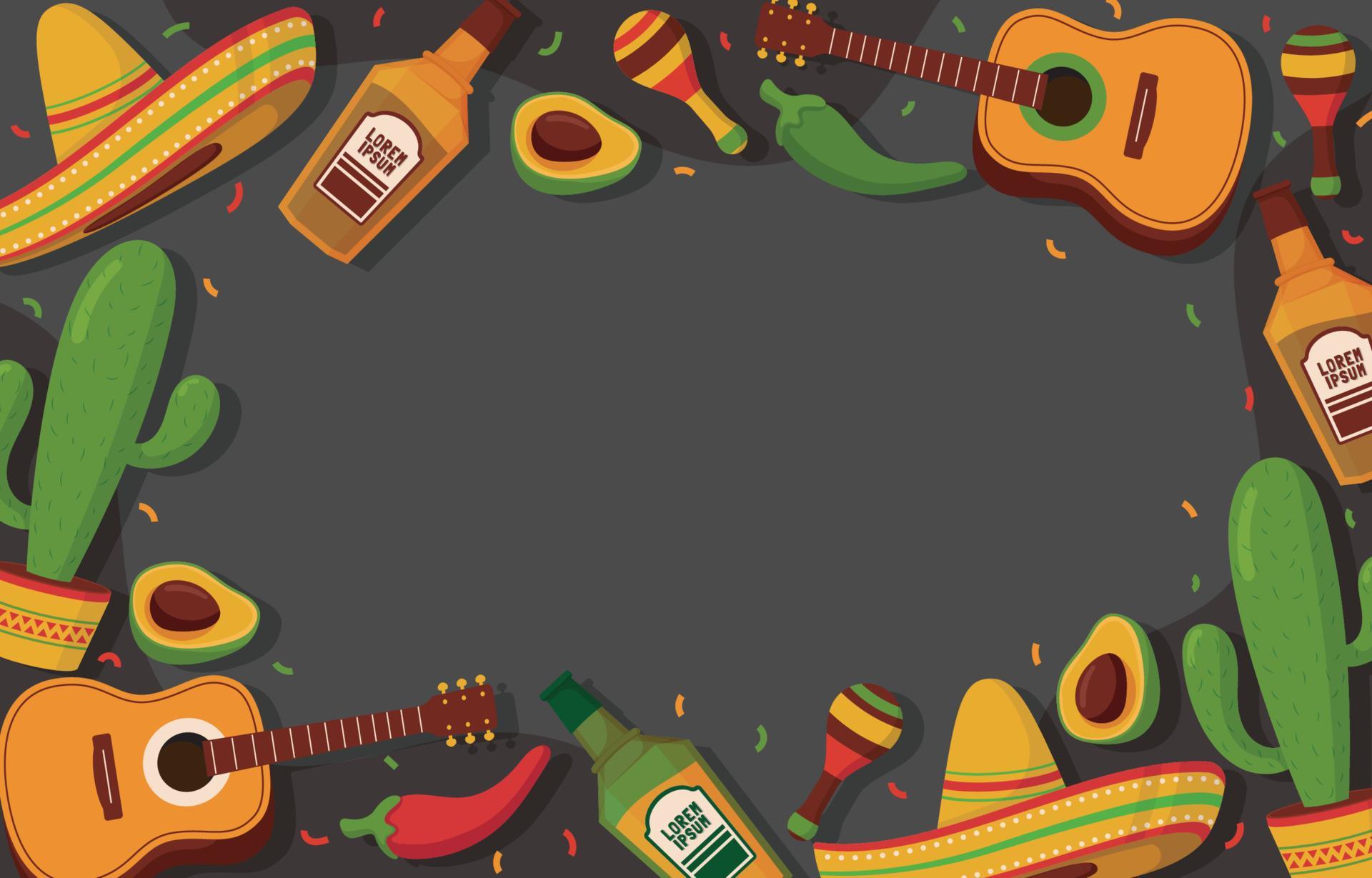 Cinco De Mayo Festivity Background 5419830 Vector Art at Vecteezy