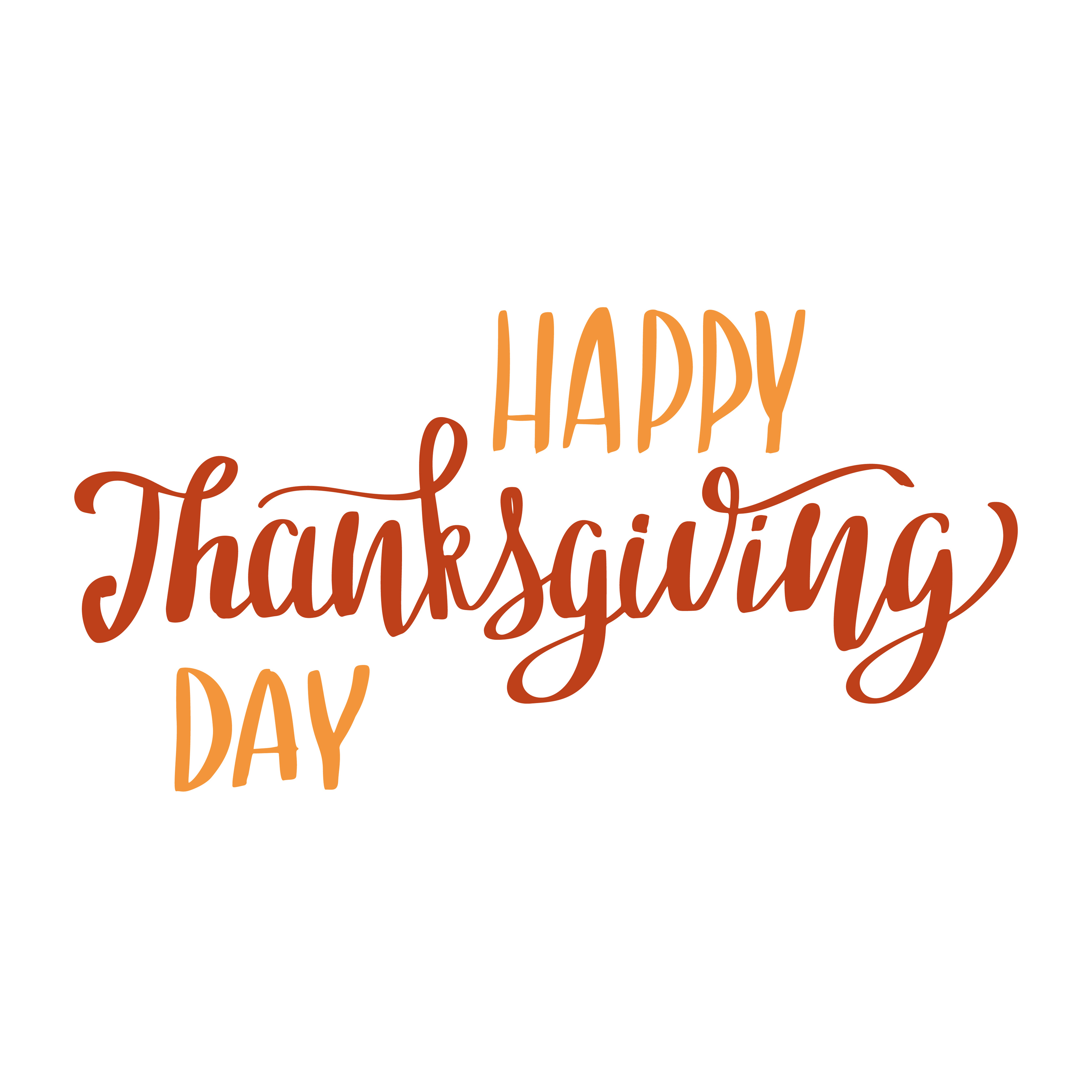 Hand Drawn Happy Thanksgiving Typography Calligraphy Lettering 5421406 Hand Drawn Happy Thanksgiving Typography Calligraphy Lettering 5421406