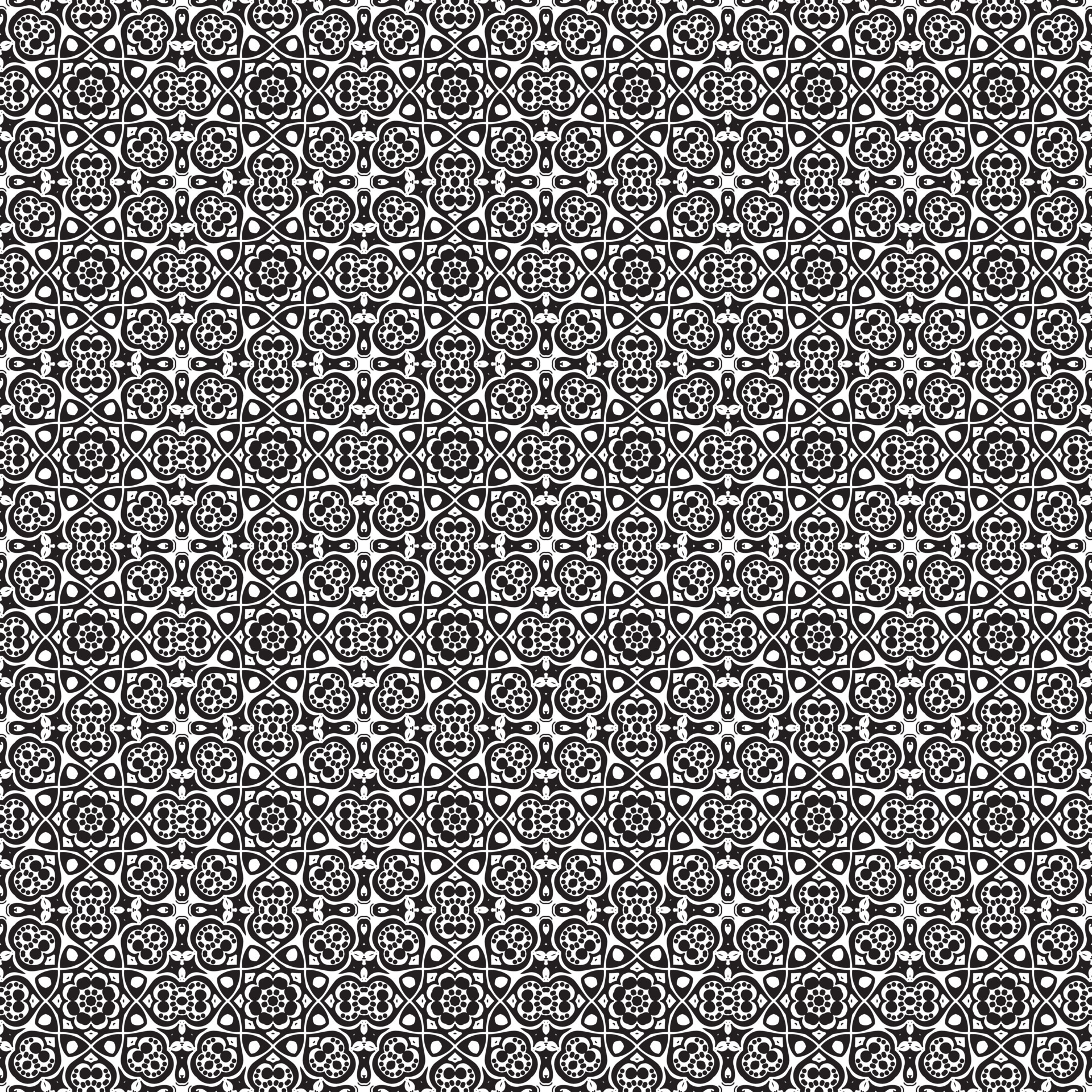 Classic batik seamless pattern background geometric mandala wallpaper ...