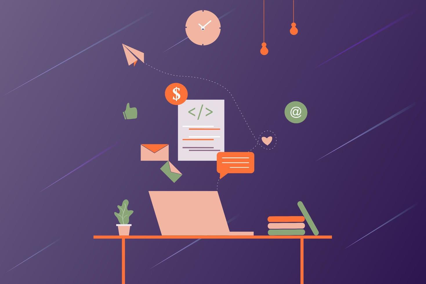 Landing Page Of Software Development Coding Process Concept Designer Programming Testing