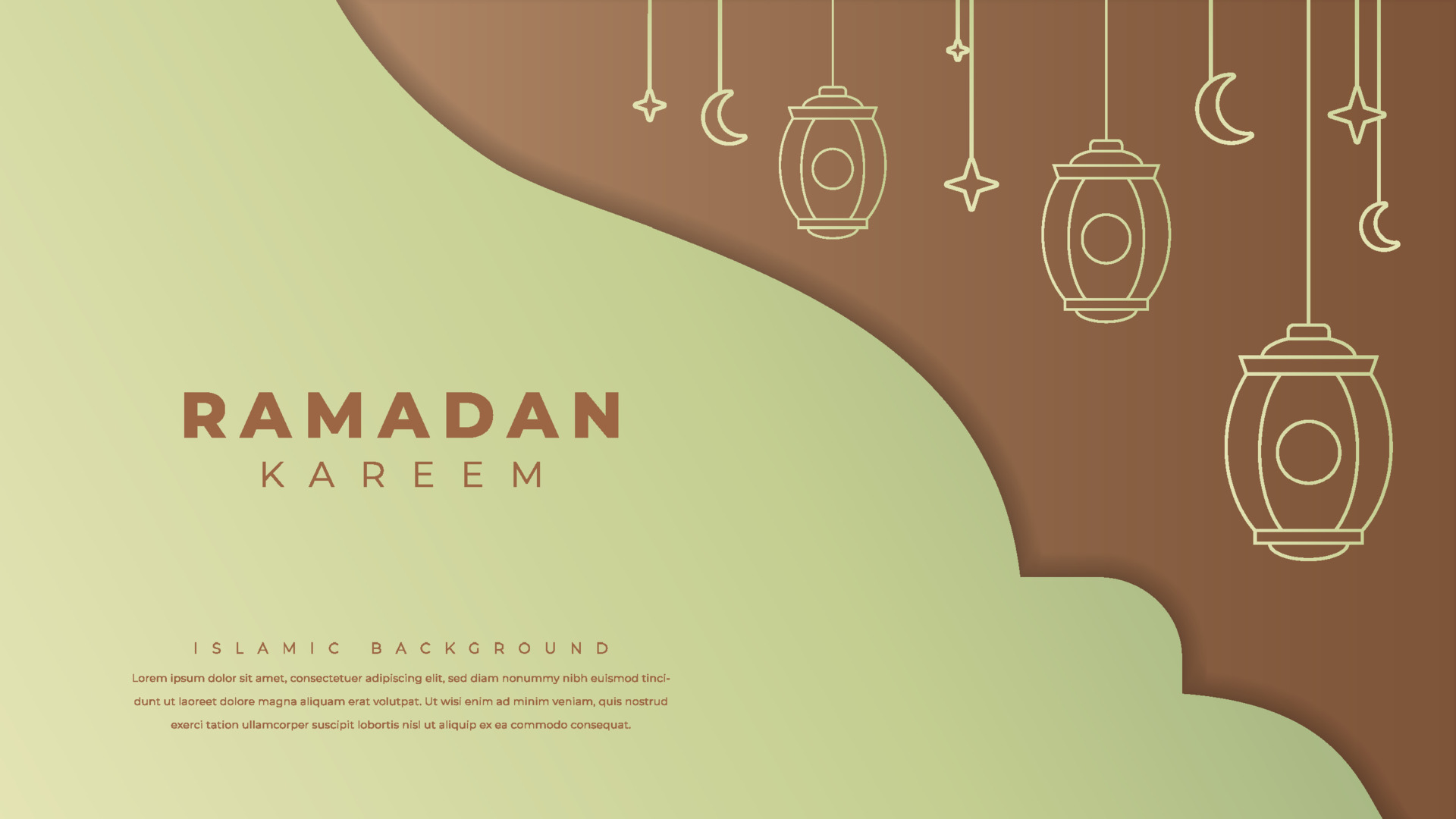 ramadan kareem background design vector 5428621 Vector Art at Vecteezy