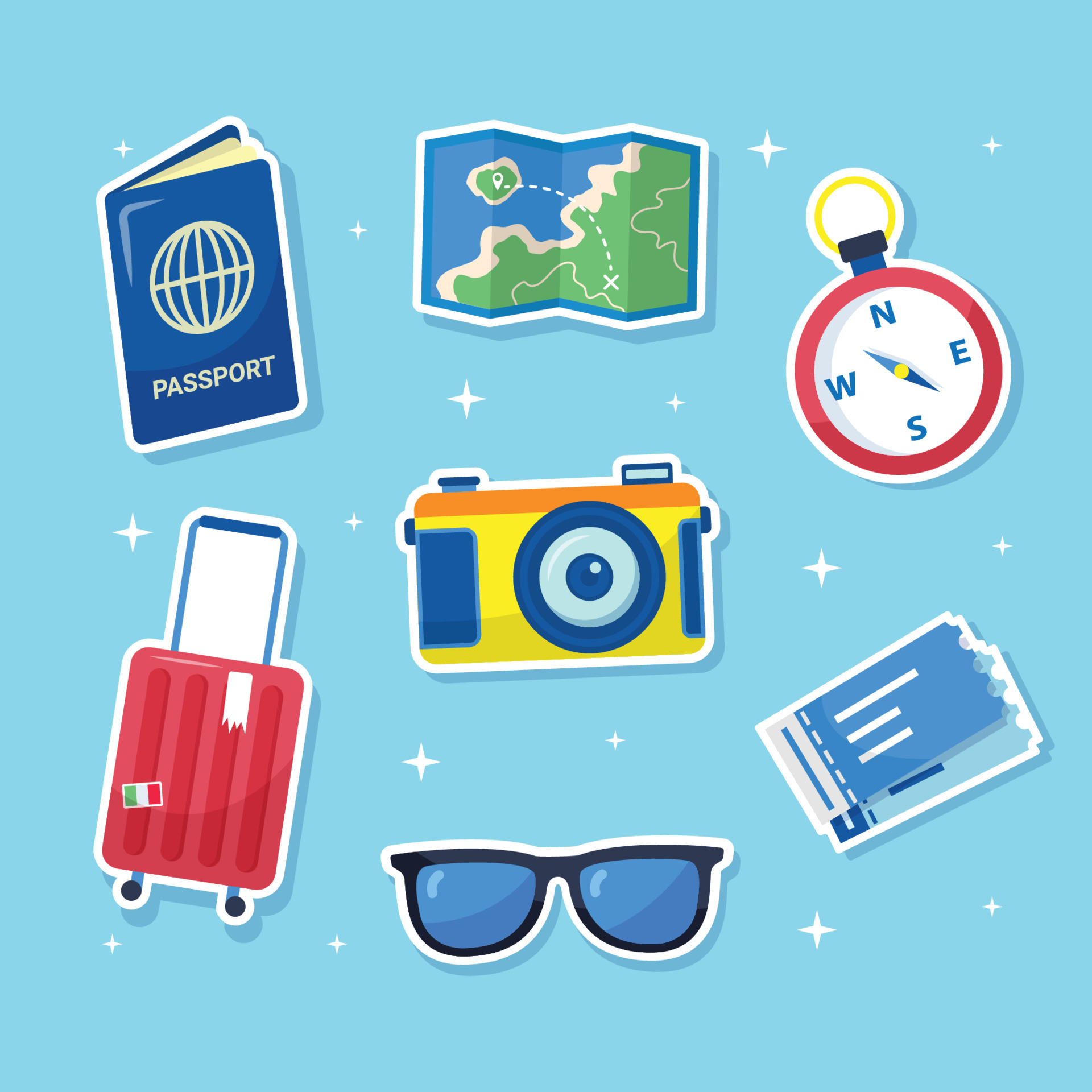 Cute Travel Sticker Pack 5435618 Vector Art At Vecteezy cute-travel-sticker-pack-5435618-vector-art-at-vecteezy