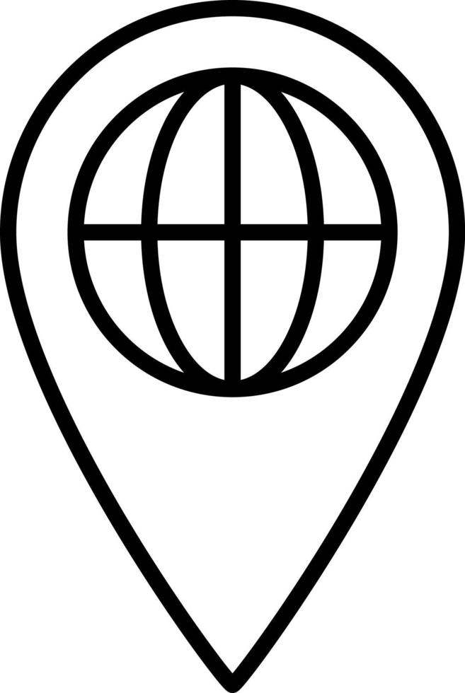 Globe Location Outline Icon Vector 5437173 Vector Art at Vecteezy Globe Location Outline Icon Vector 5437173 Vector Art at Vecteezy