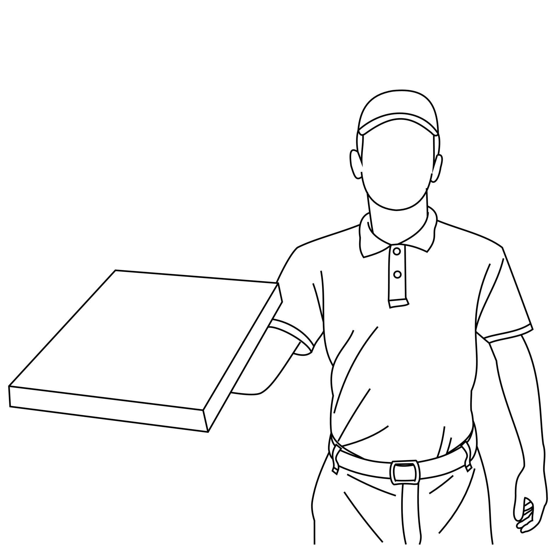 Delivery Couriers Holding Cardboard Boxes With Pizza In His Hands delivery-couriers-holding-cardboard-boxes-with-pizza-in-his-hands