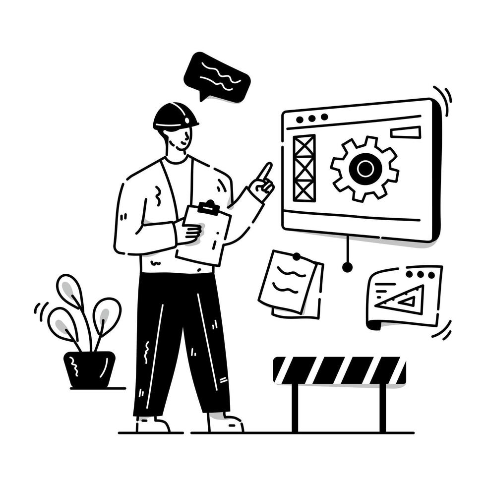 Software Engineer Drawing Software Developer LifeCycle (SDLC)