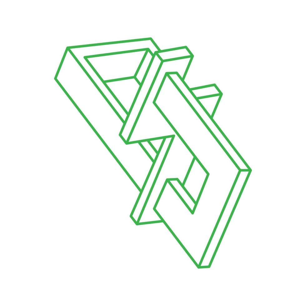 Logo. Impossible shapes, optical illusion, vector. Optical art objects ... Logo. Impossible shapes, optical illusion, vector. Optical art objects ...