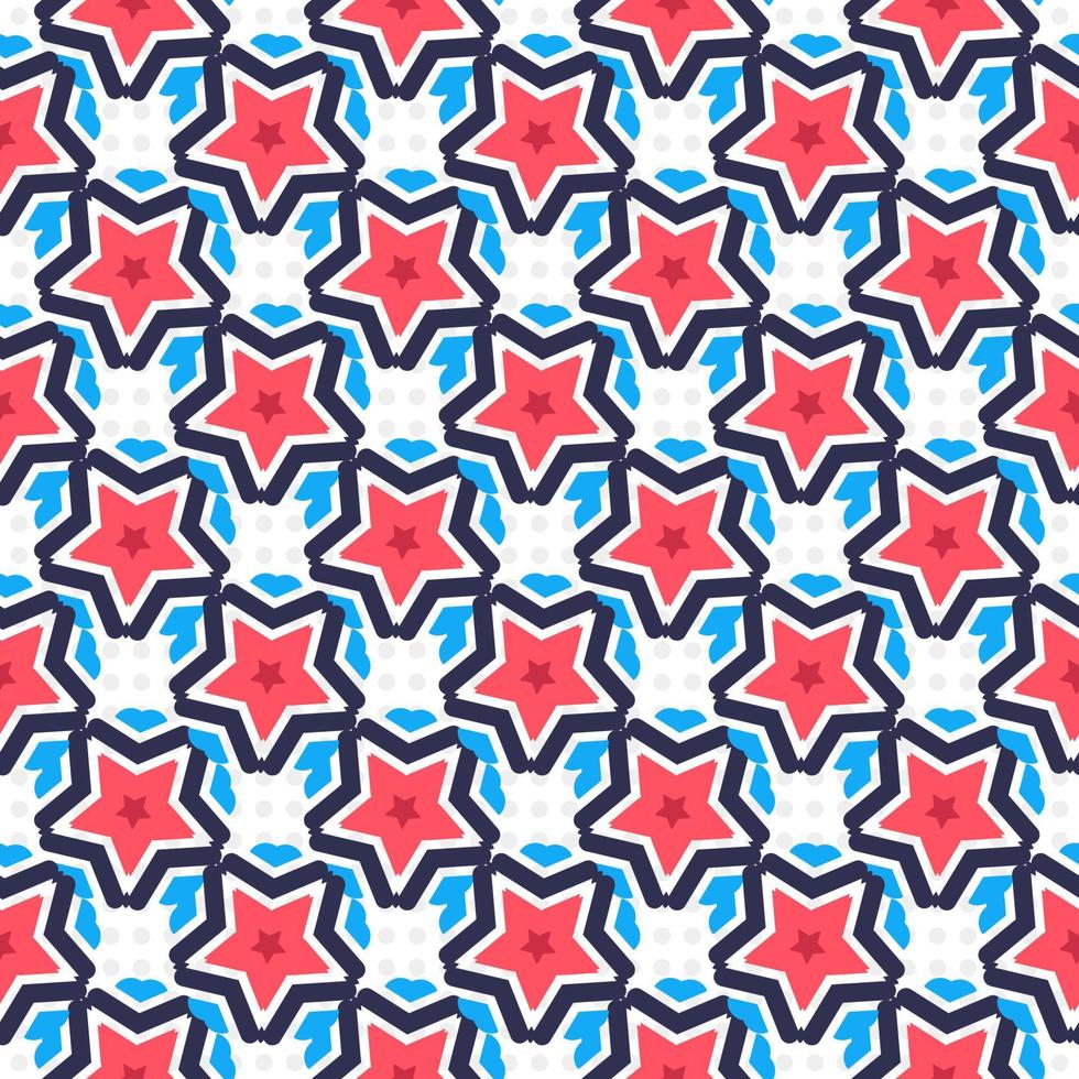 Seamless pattern with stars 5454093 Vector Art at Vecteezy