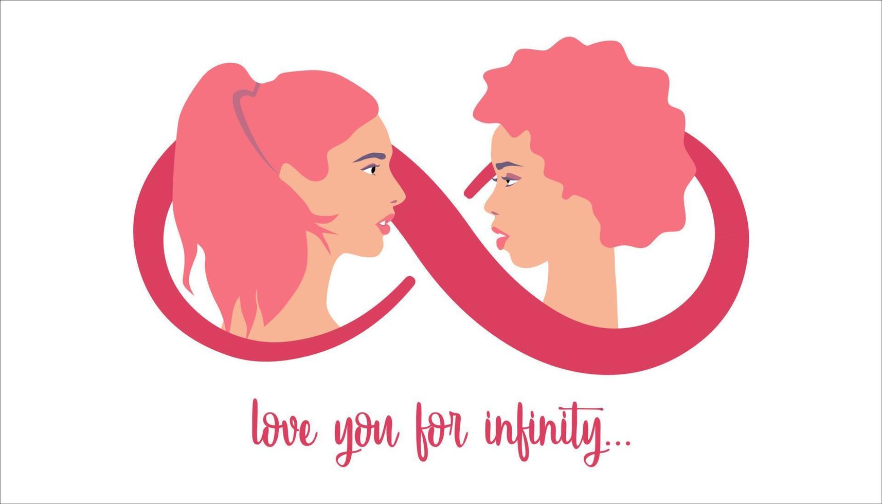Same Sex Love Valentines Day Valentine Card Women In Love Same Sex