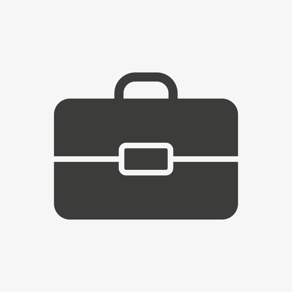 Briefcase vector icon isolated on white background. Work bag symbol ... Briefcase vector icon isolated on white background. Work bag symbol ...