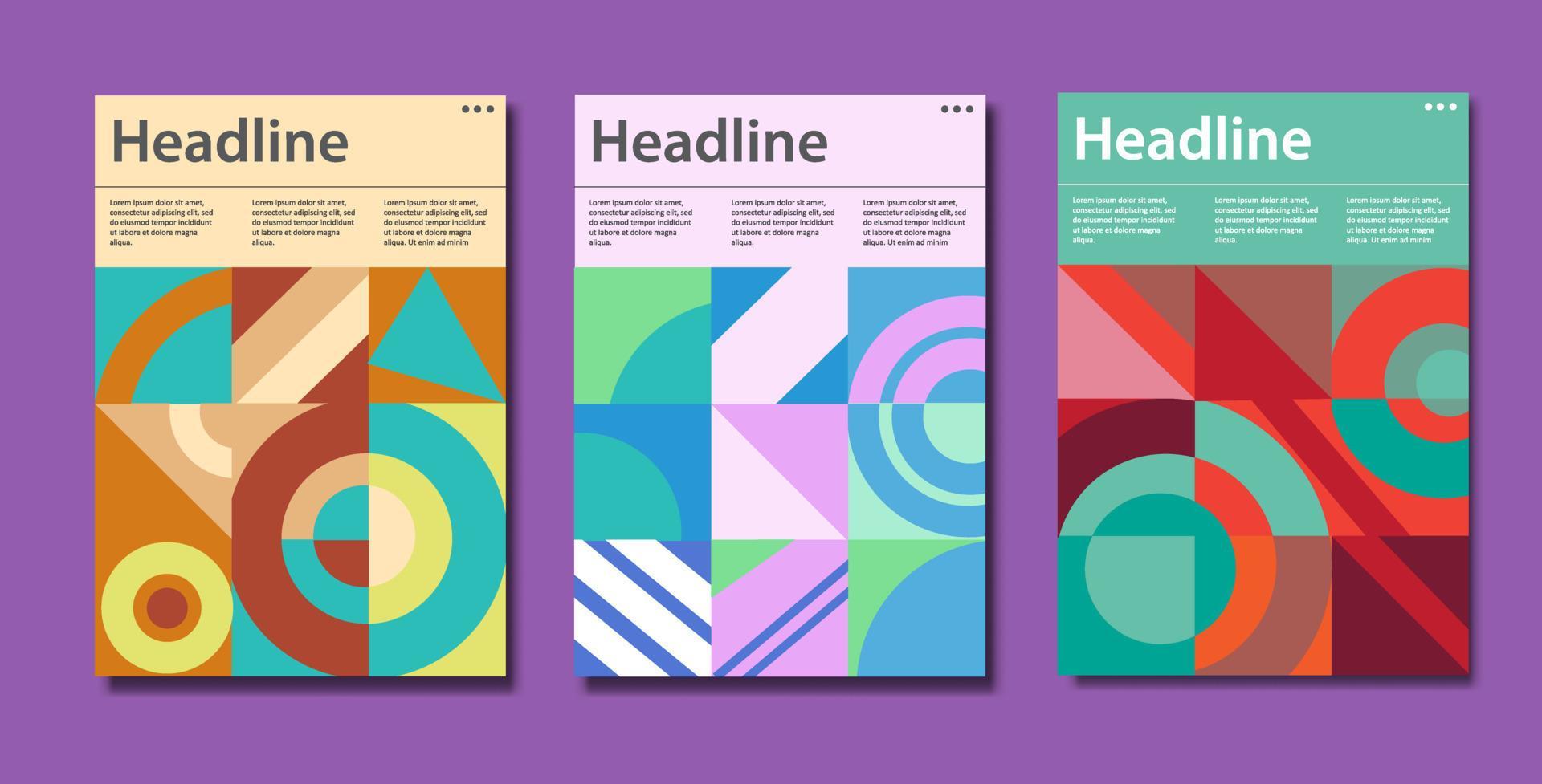 Collection of abstract geometric shape 5467104 Vector Art at Vecteezy