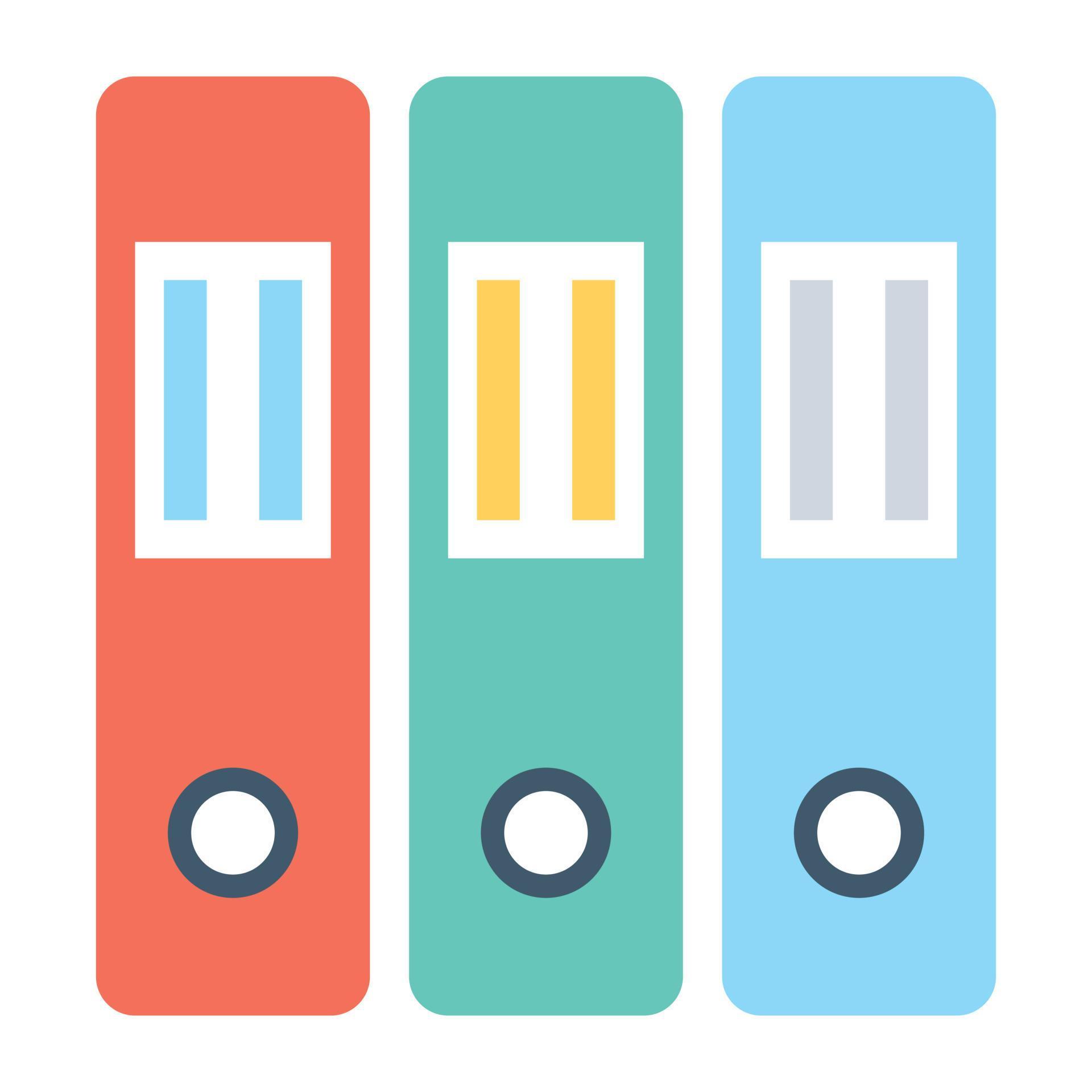 File Folders Concepts 5475273 Vector Art at Vecteezy