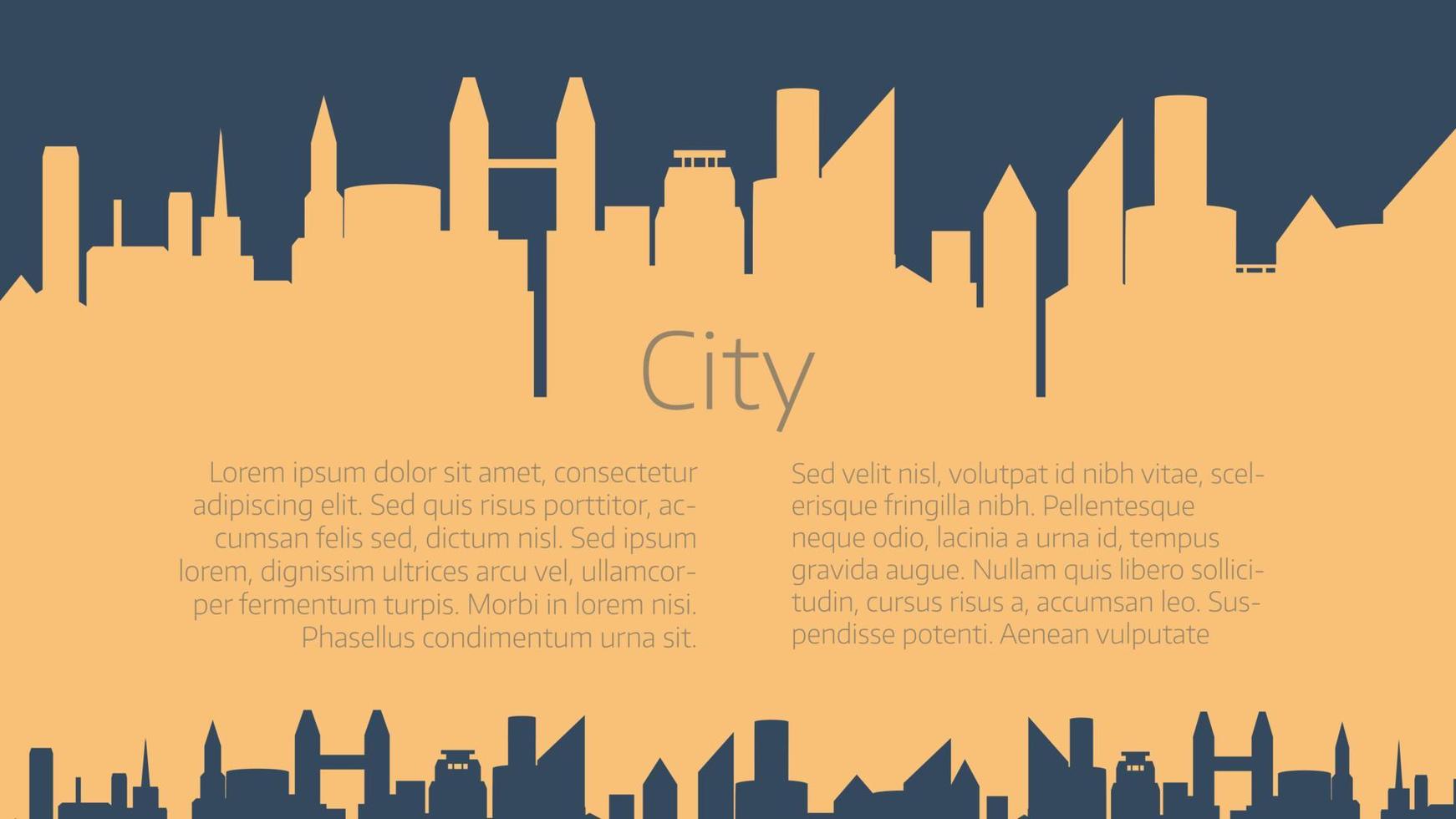 City landscape vector background 5477031 Vector Art at Vecteezy