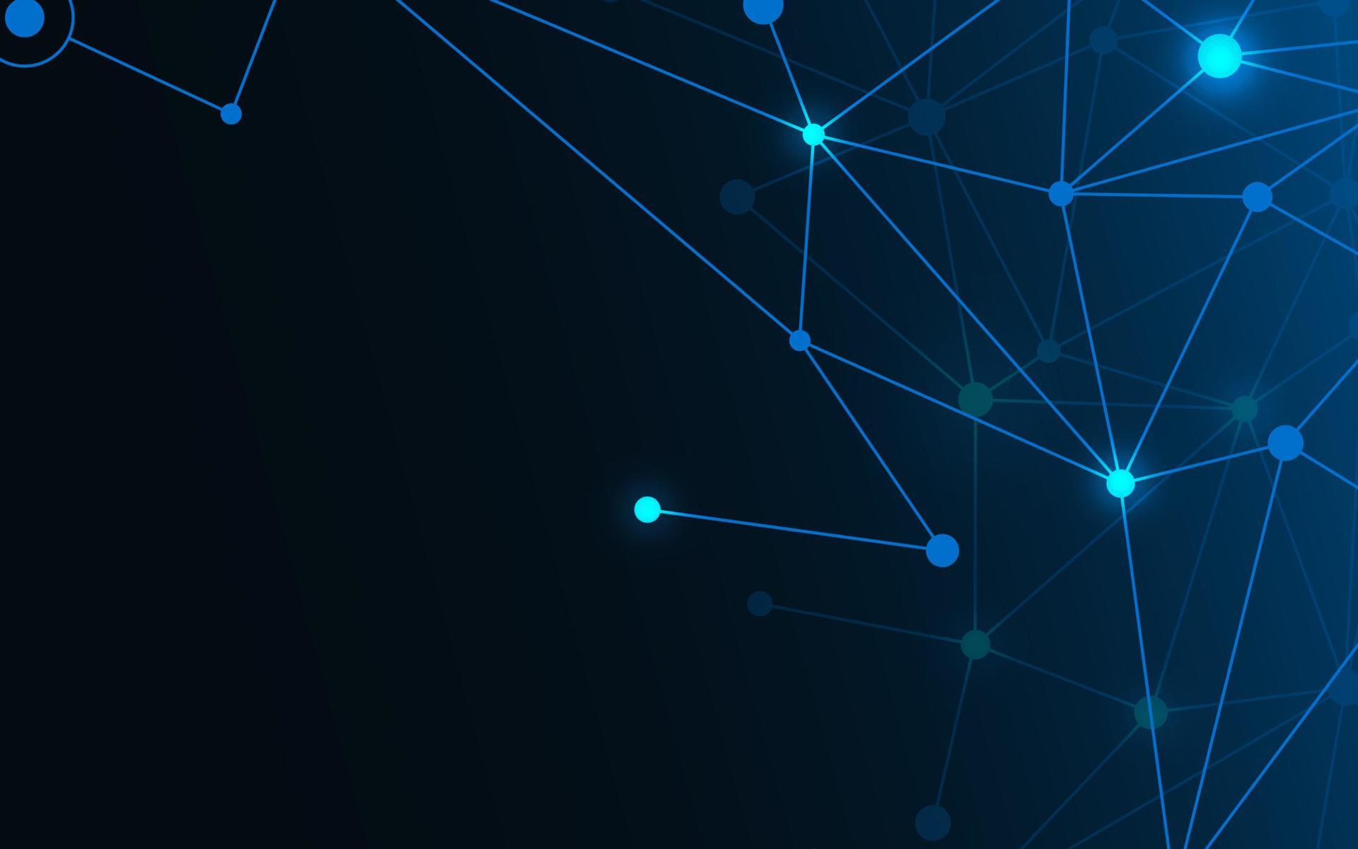 Network background with plexus line geometric pattern. Abstract banner illustration for website ...