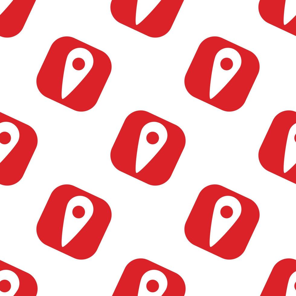 Location icon seamless pattern. Map pointer backdrop. 5495614 Vector Art at Vecteezy