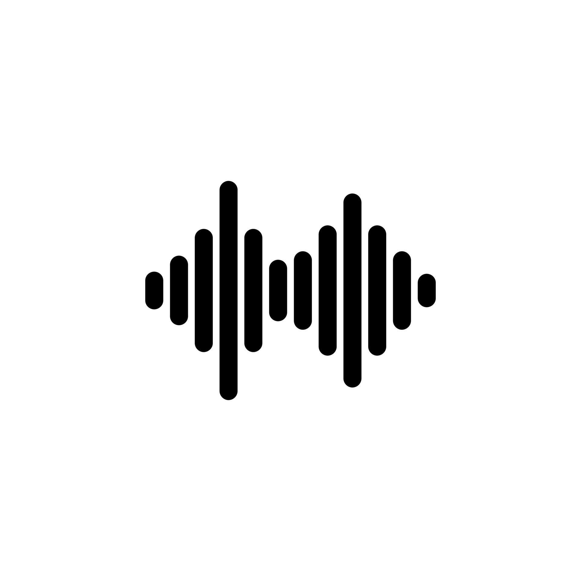 Sound Wave Vector Icon Illustration Design. Vector illustration. EPS10 ...