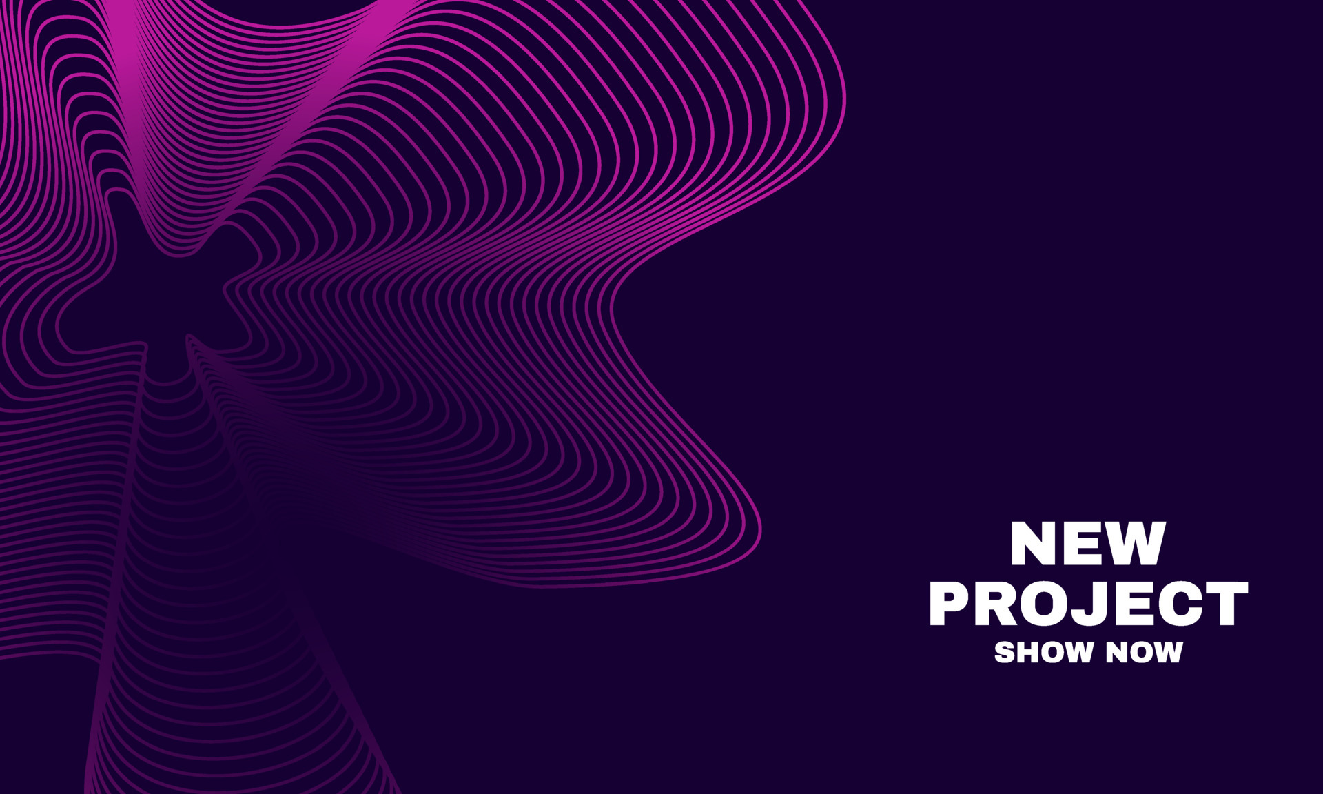 Abstract Background Dynamic Waves Line And Particles Illustration
