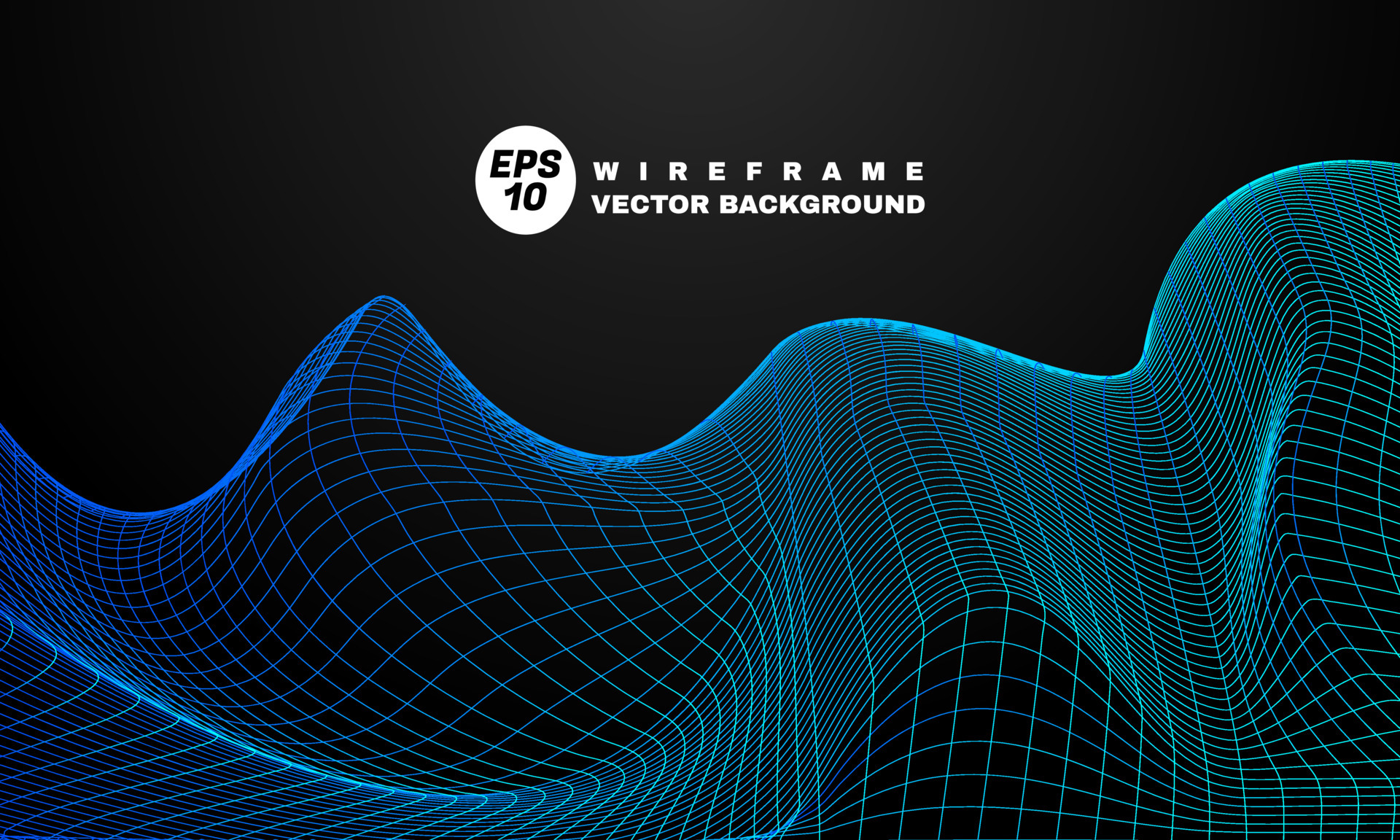 stock illustration abstract wireframe background vector grid digital ...