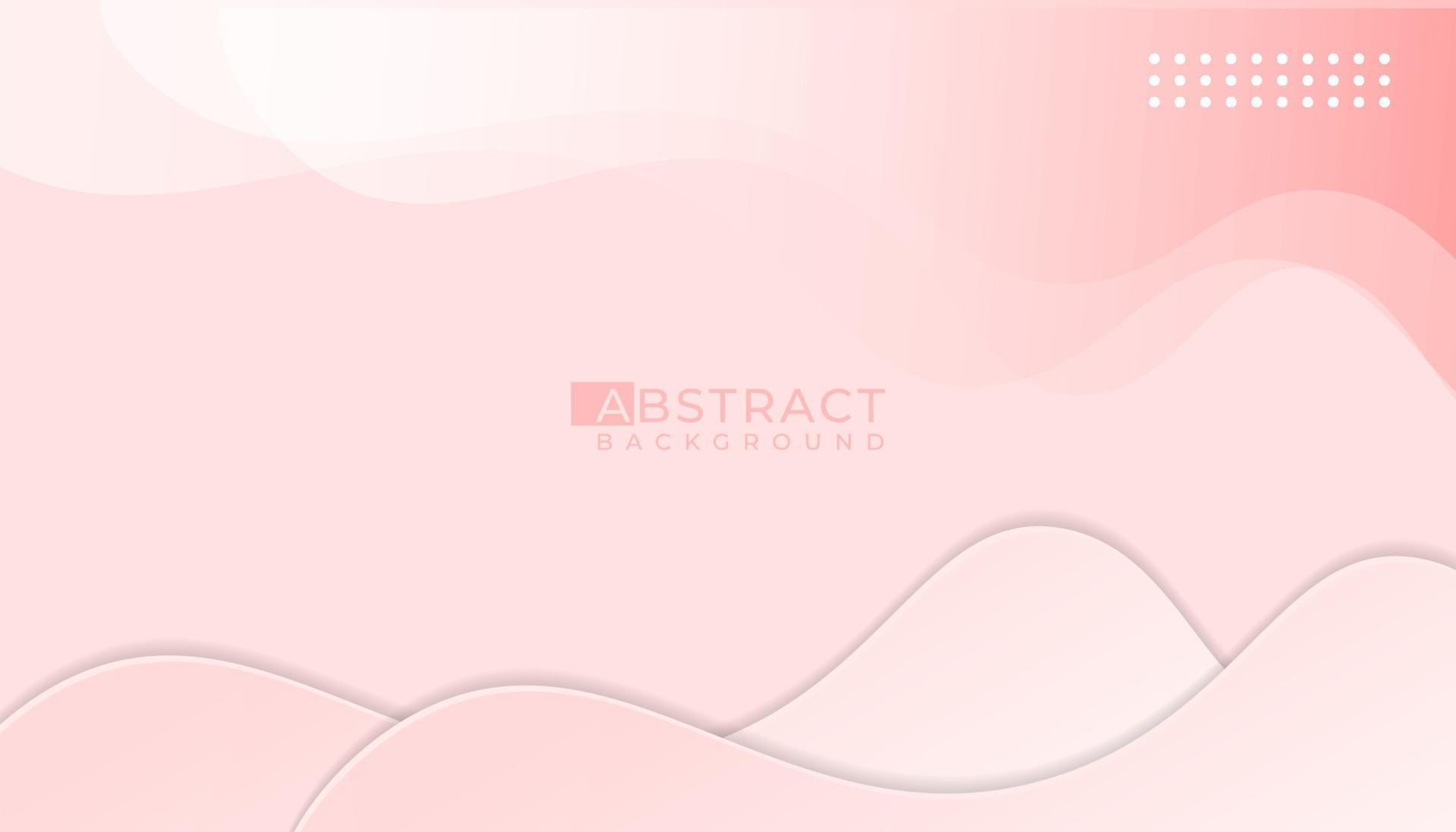 Abstract background with wave smooth pink colour 5560391 Vector Art at ...