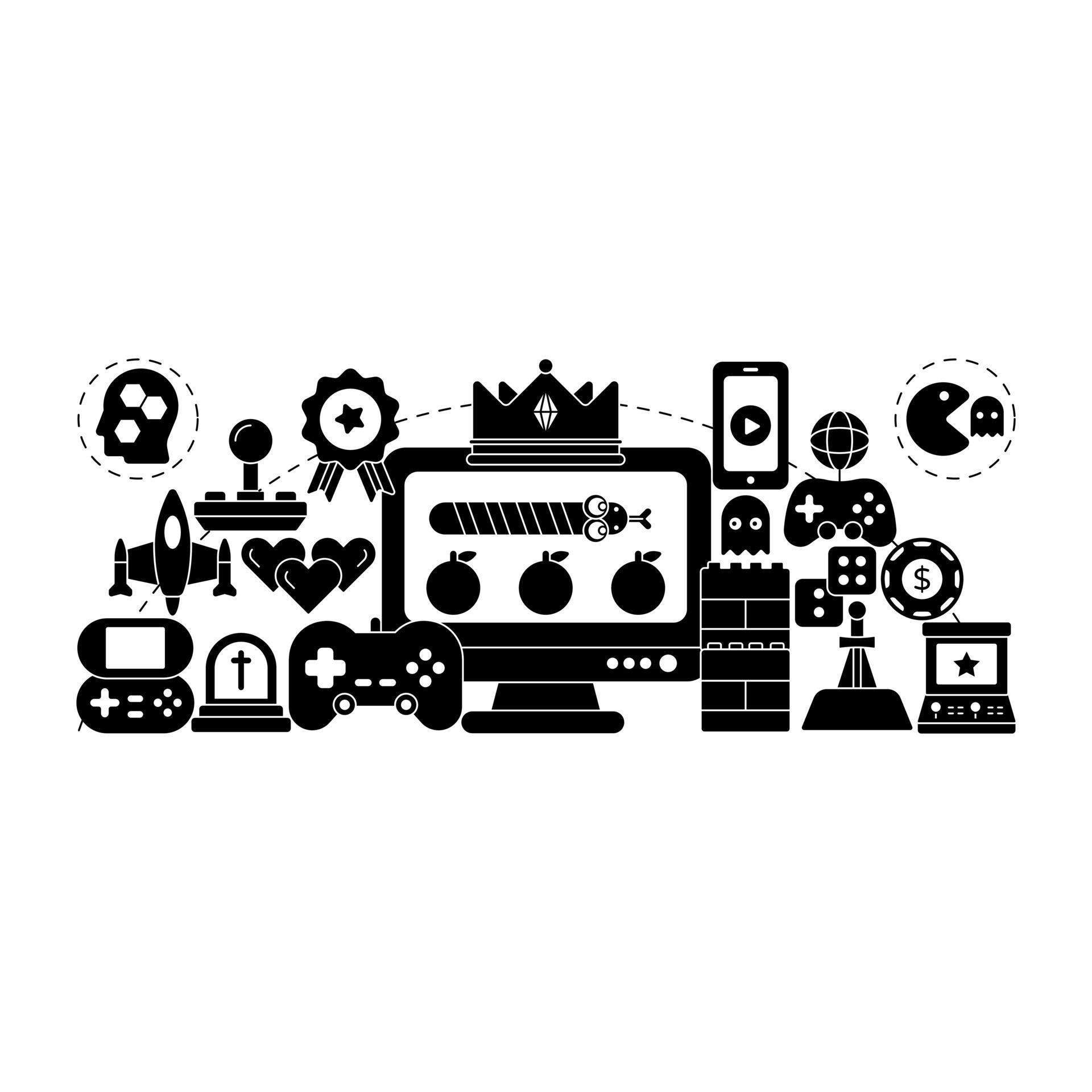 Modern design illustration of video game 5565593 Vector Art at Vecteezy