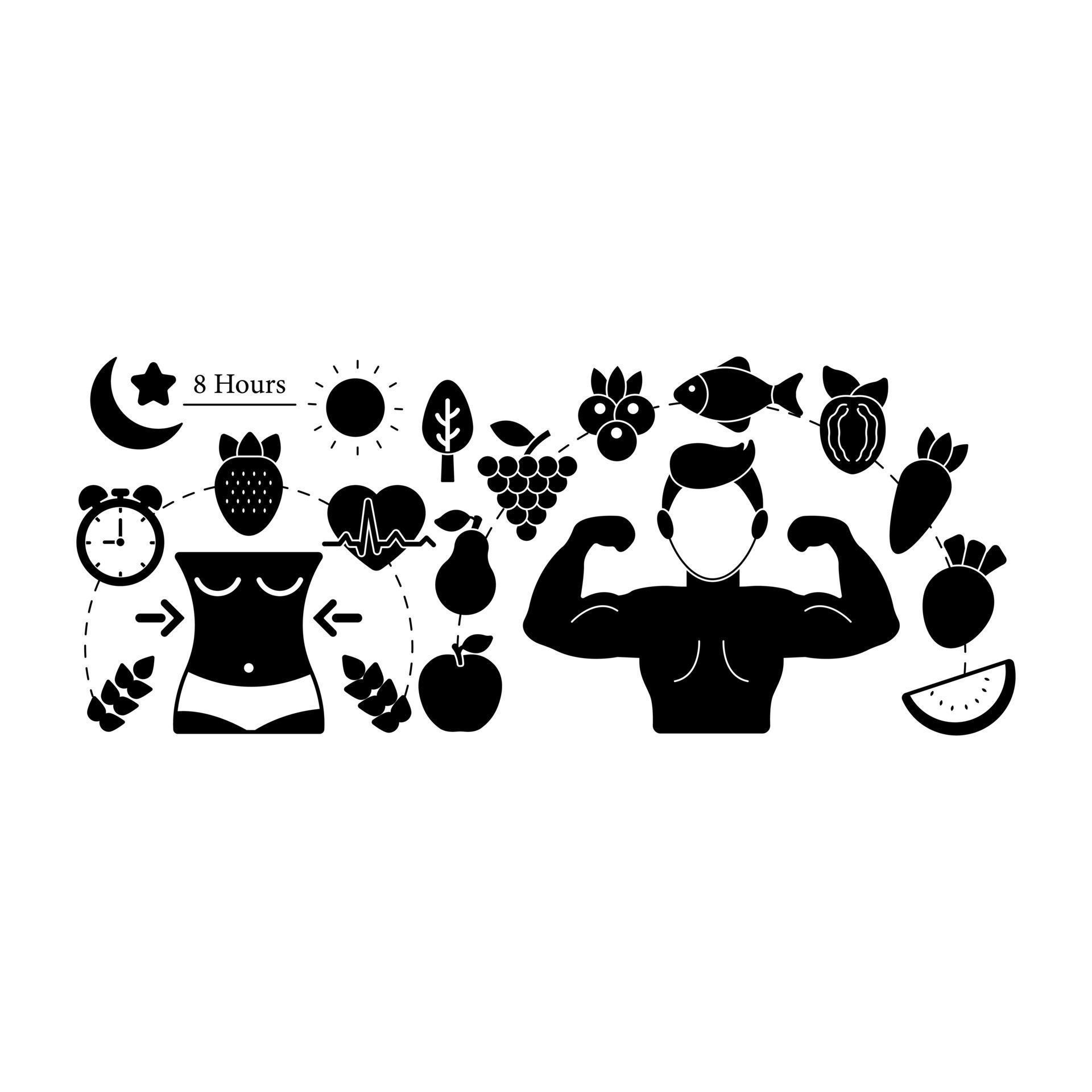 Modern design illustration of healthy diet 5565701 Vector Art at Vecteezy