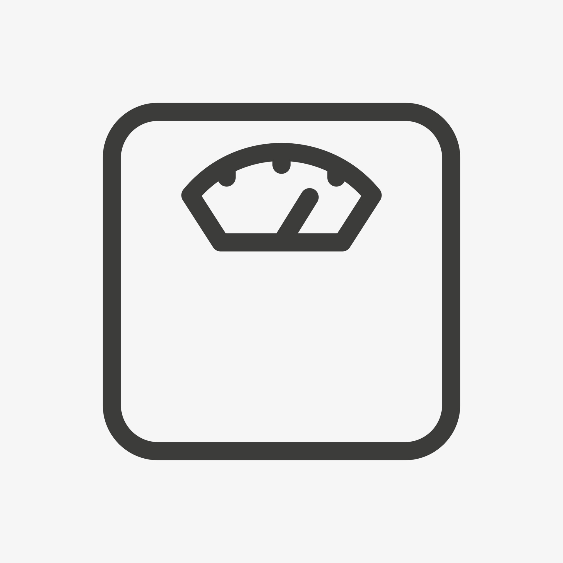 Weight Scale Vector Icon Isolated On White Background Body Weight Weight Scale Vector Icon Isolated On White Background Body Weight