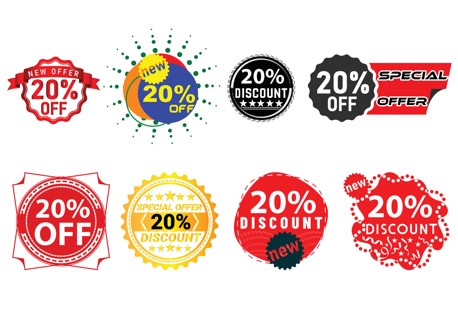 20 Percent Discount New Offer Logo And Icon Design Bundle 5569791 20-percent-discount-new-offer-logo-and-icon-design-bundle-5569791