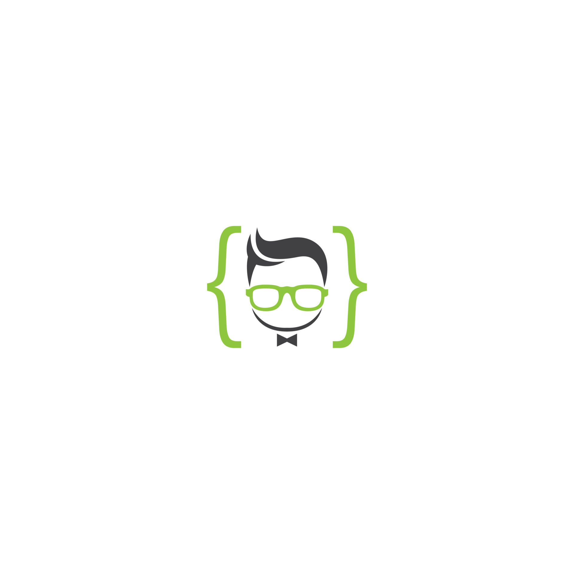 geek coding logo 5570904 Vector Art at Vecteezy