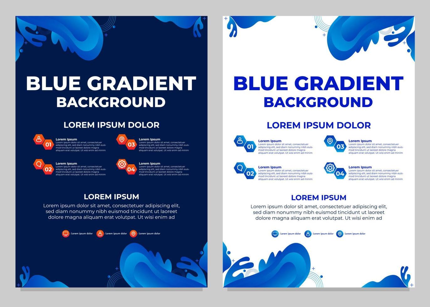 blue gradient business flyer template collection 5579353 Vector Art at ... blue gradient business flyer template collection 5579353 Vector Art at ...