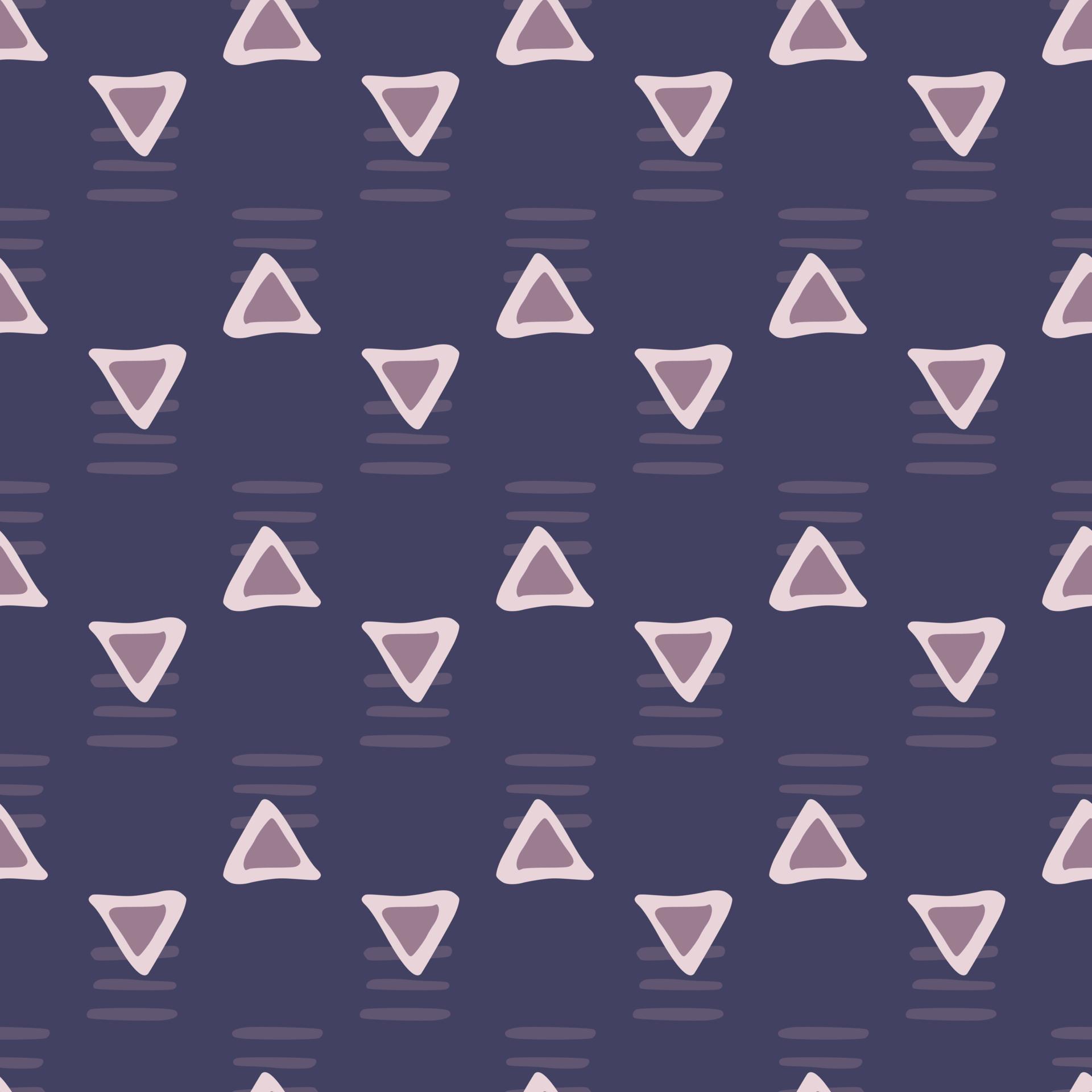 Geometric triangle seamless pattern. Creative scribble geometric ...