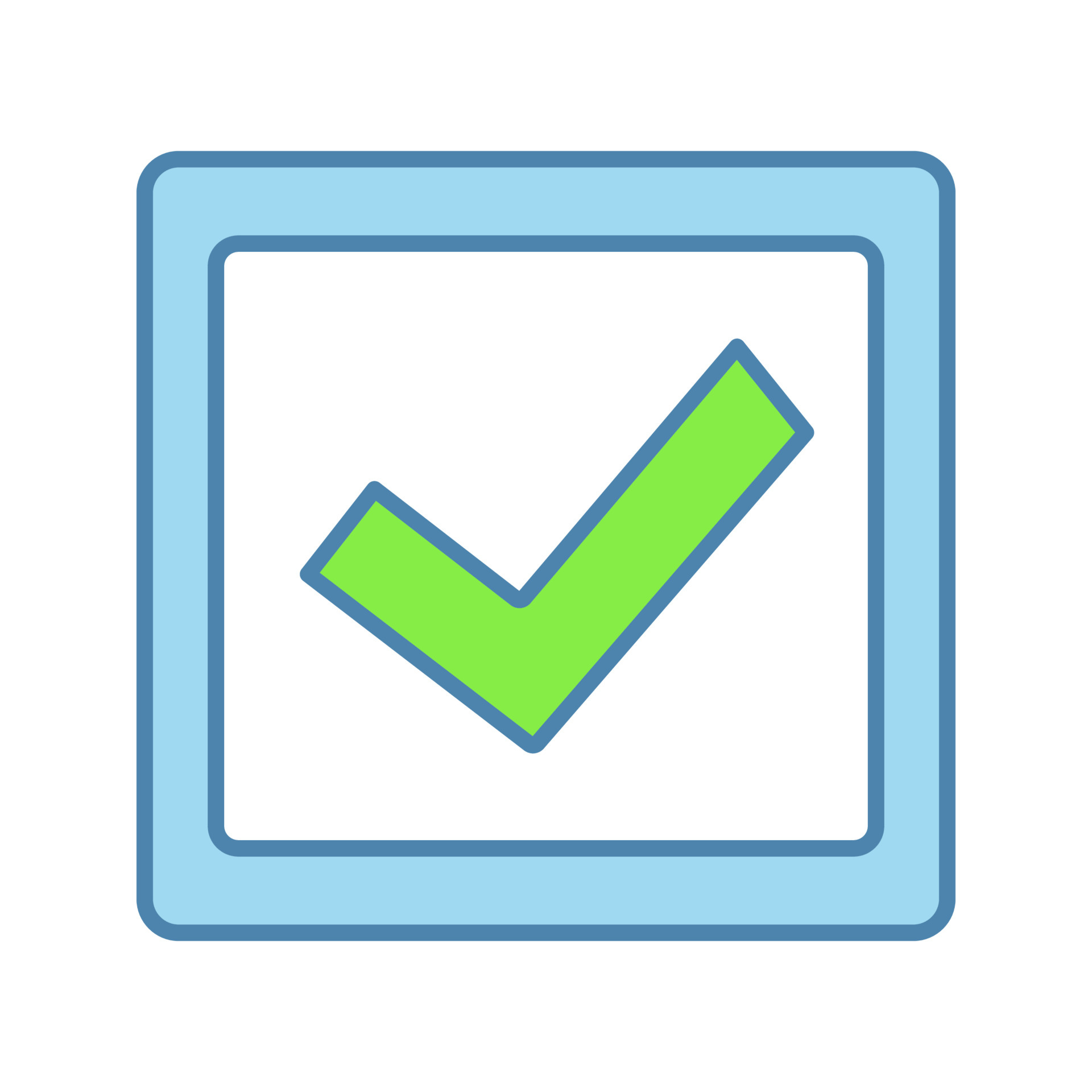 Checkbox Color Icon Check Box Checkmark Voting Verification And Validation Approved