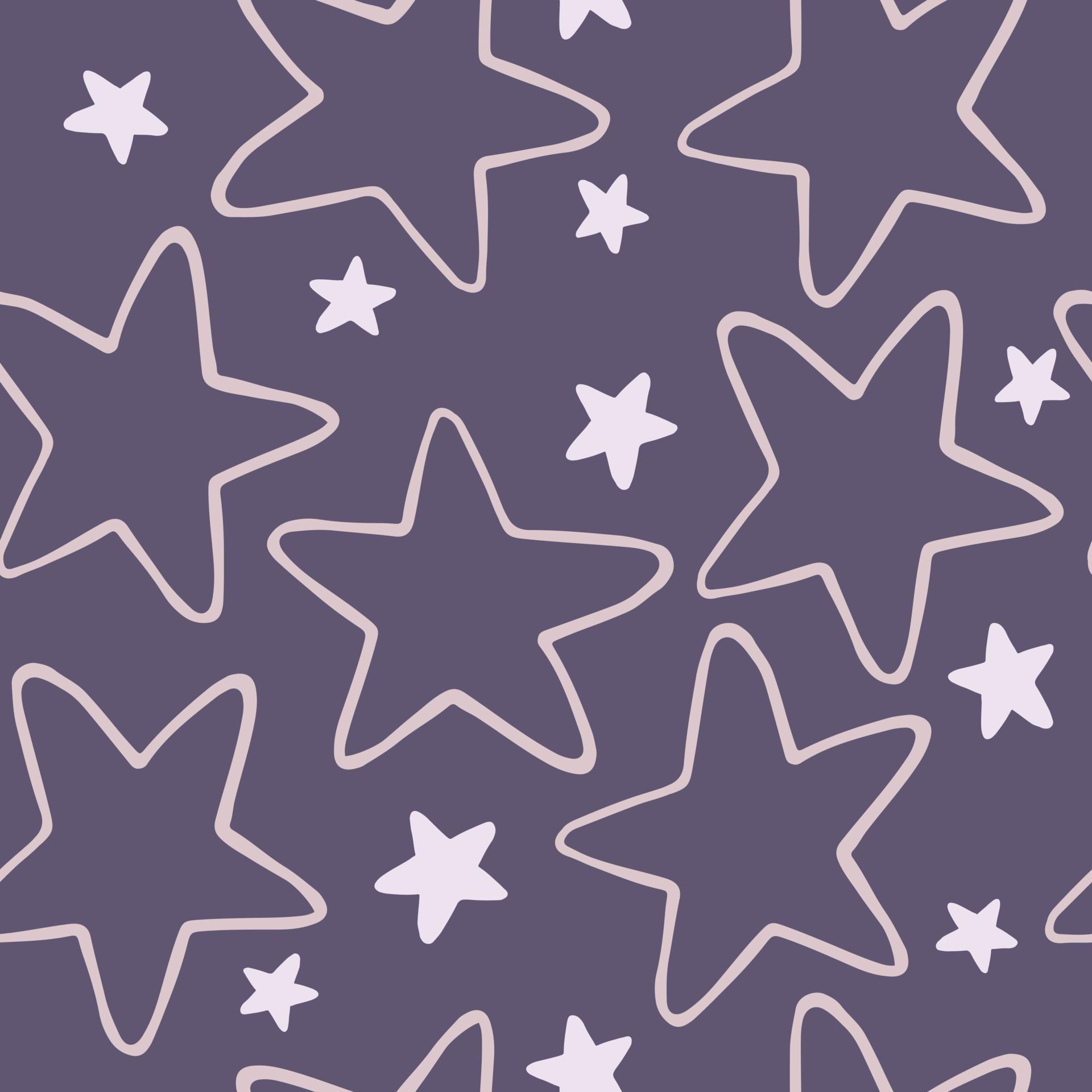Geometric stars seamless pattern. Abtract star shapes elements ...