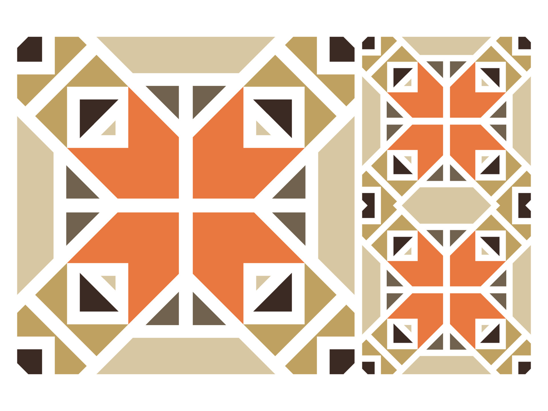 Seamless Pattern Colorful Geometric Abstract Shape Free Vector 5618305 ...