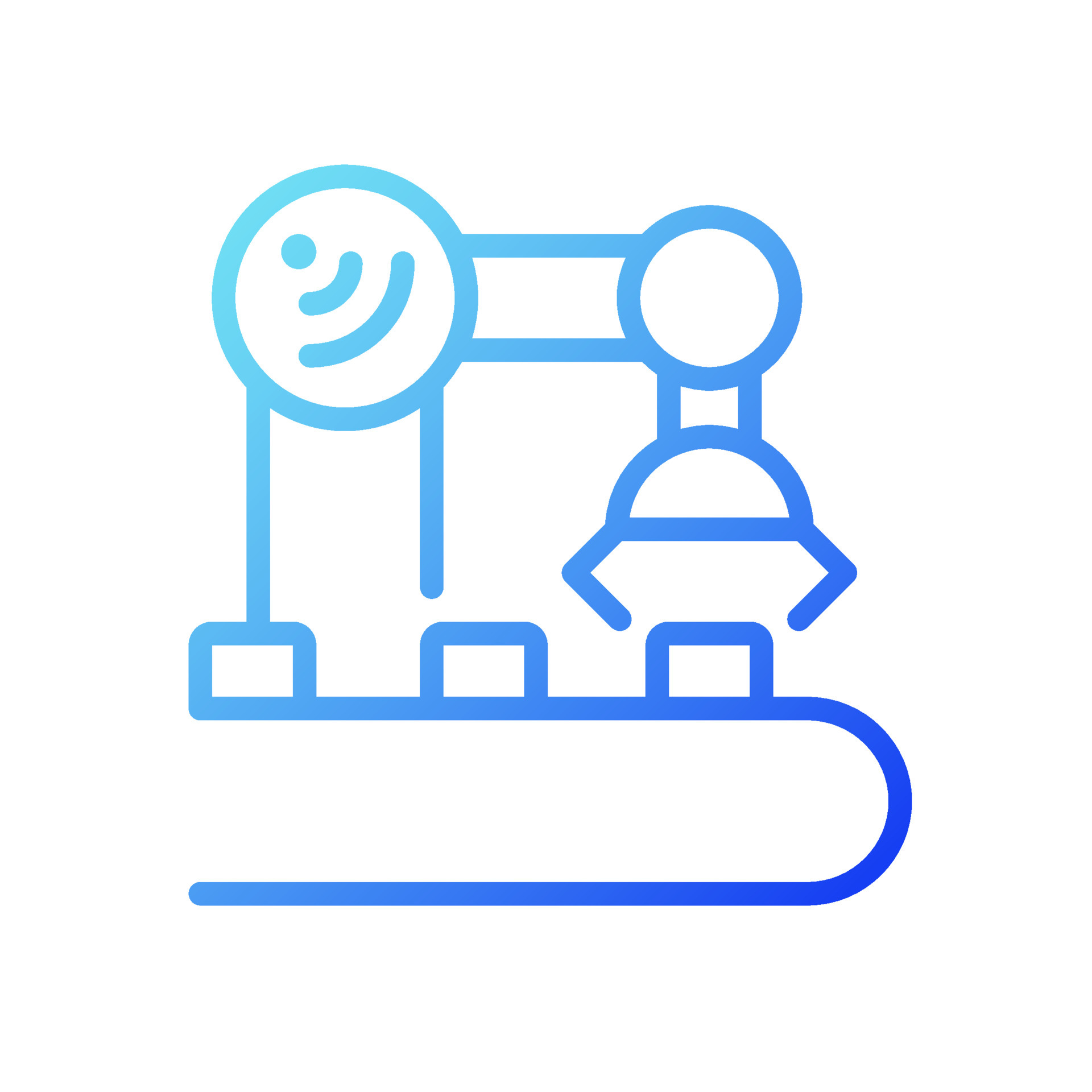 Industry equipment control gradient linear vector icon. Remote ...