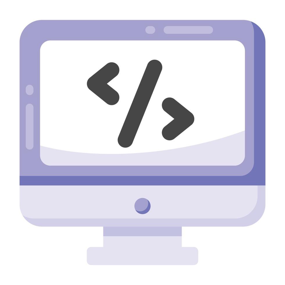 Editable modern style vector of web coding icon 5620640 Vector Art at ...